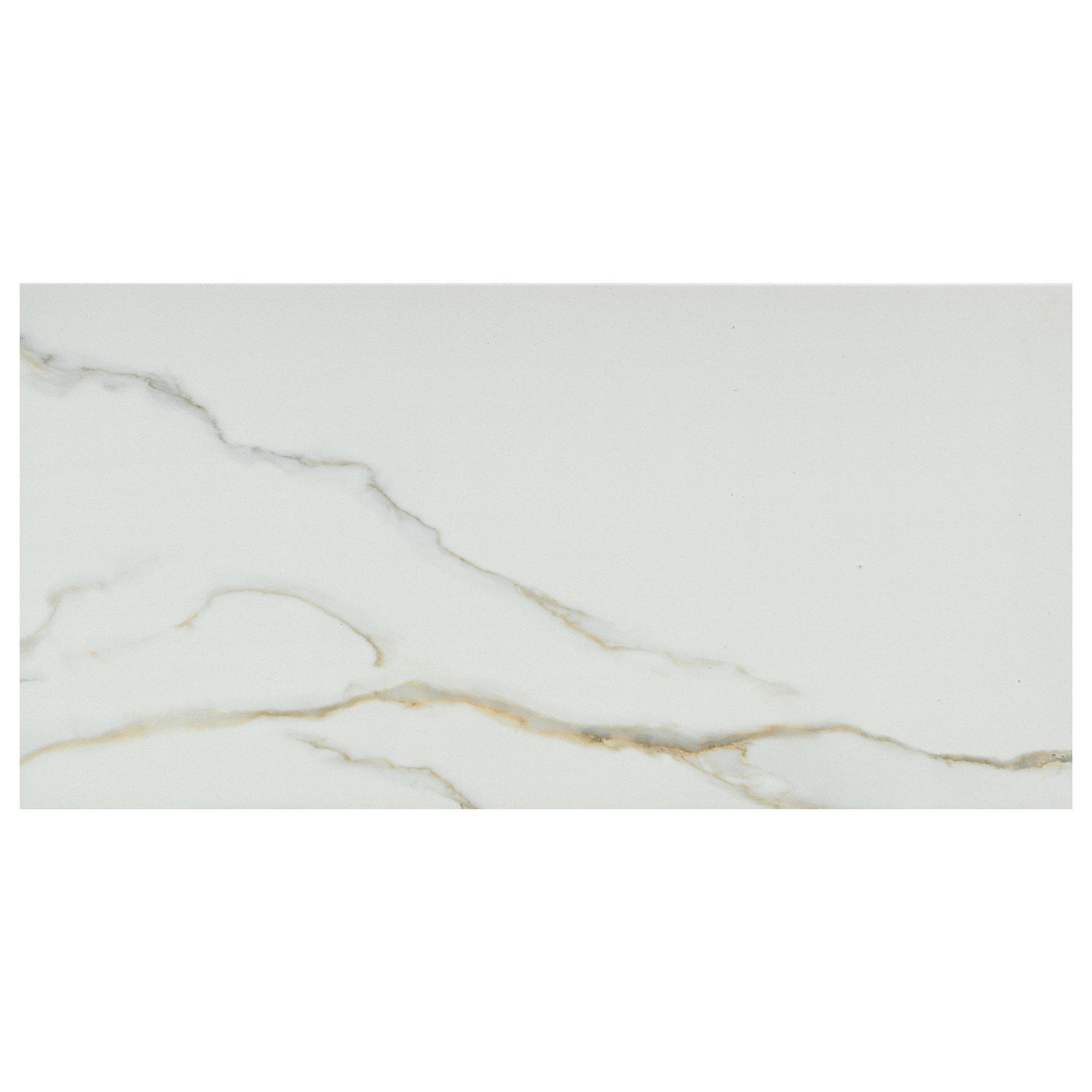 Emser Lamarble White 12" x 24" Ceramic Tile