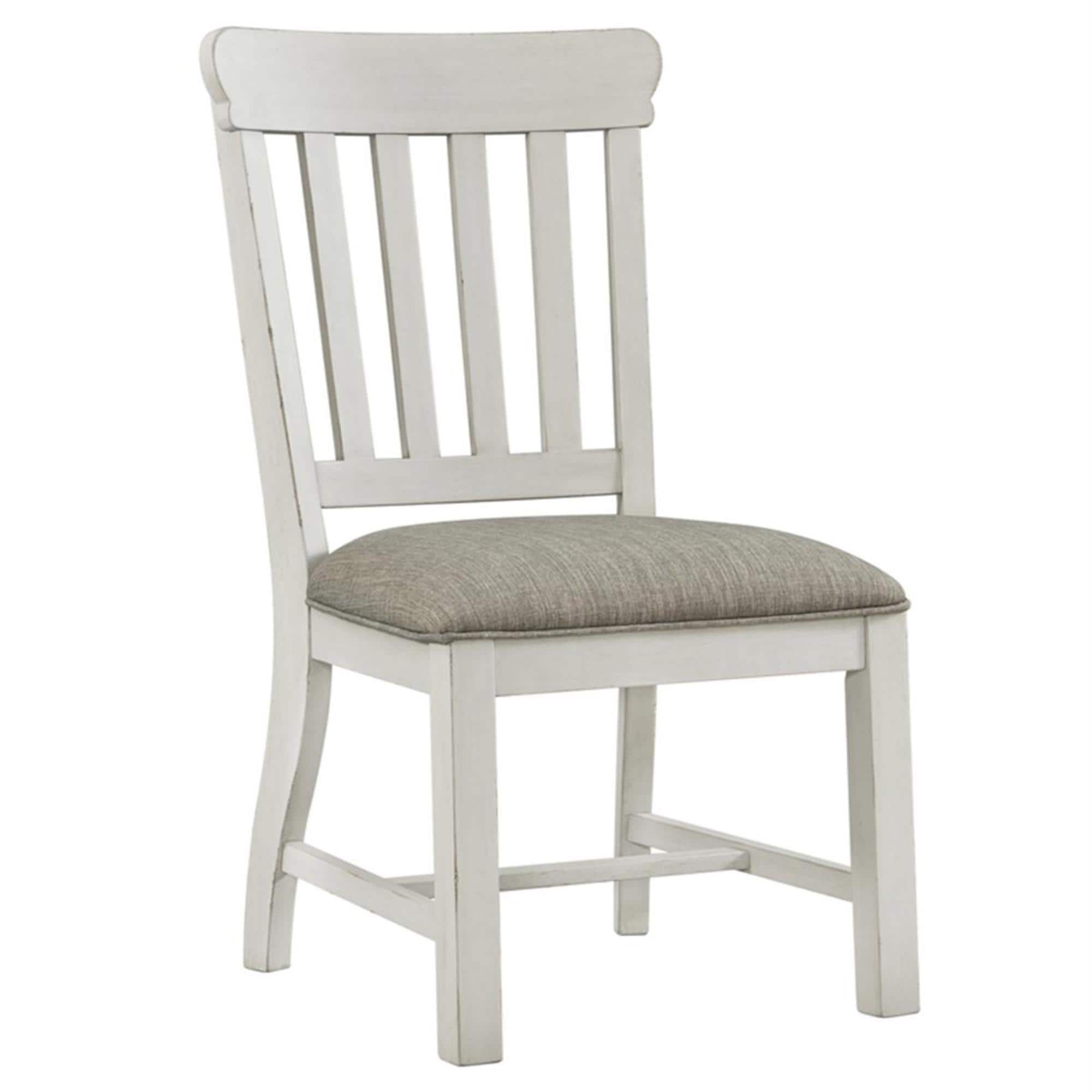 Hawthorne Furniture Drake Slat Back Side Chair w/Cushion Seat in Rustic ...