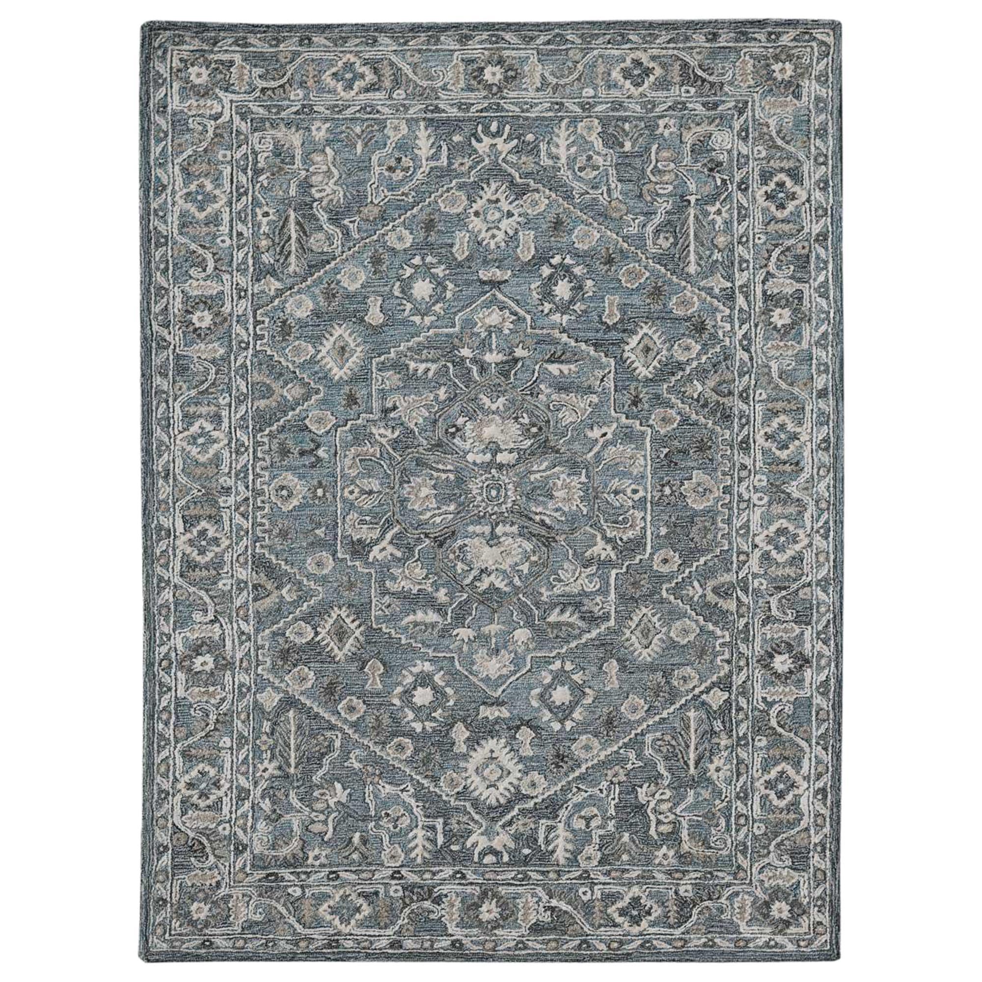 Amer Rugs Vestige 5' x 7'6" Steel Blue Area Rug