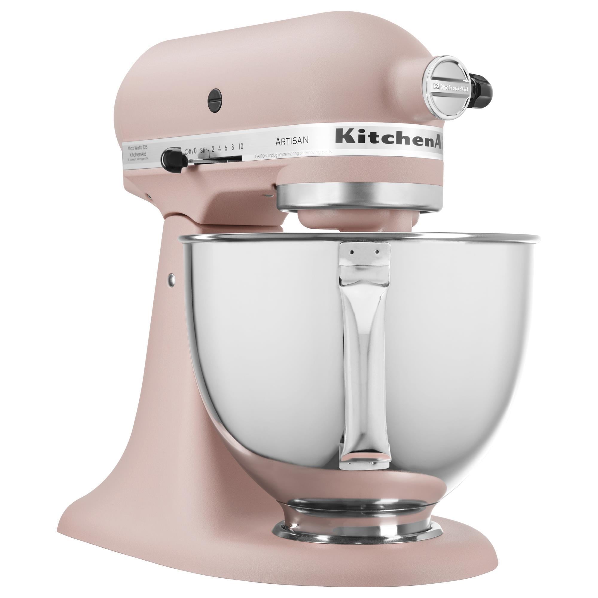 KitchenAid Artisan 5-Quart Tilt-Head Stand Mixer in Feather Pink