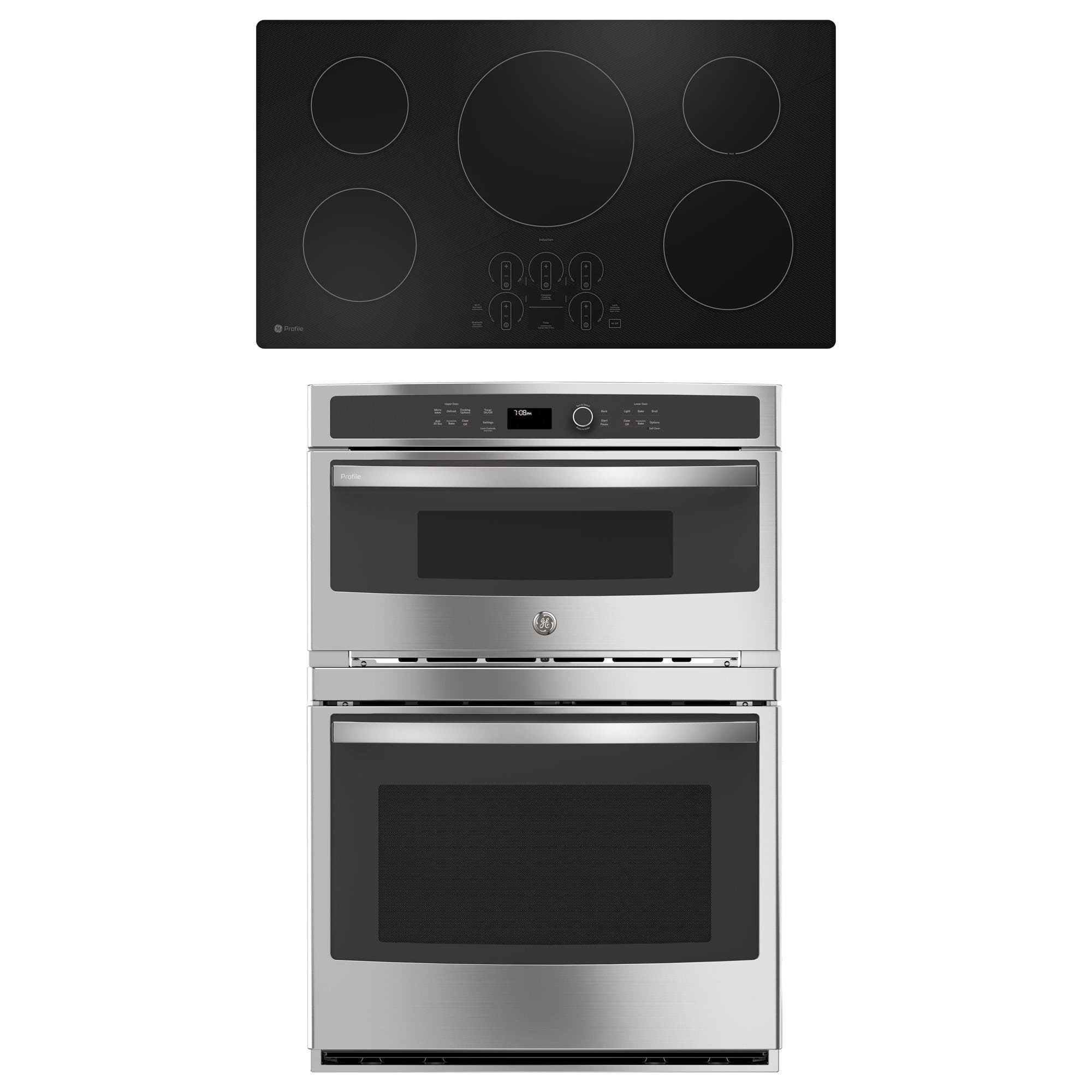 GE Profile 2-Piece Kitchen Package with Stainless Steel 30" Built-In ...