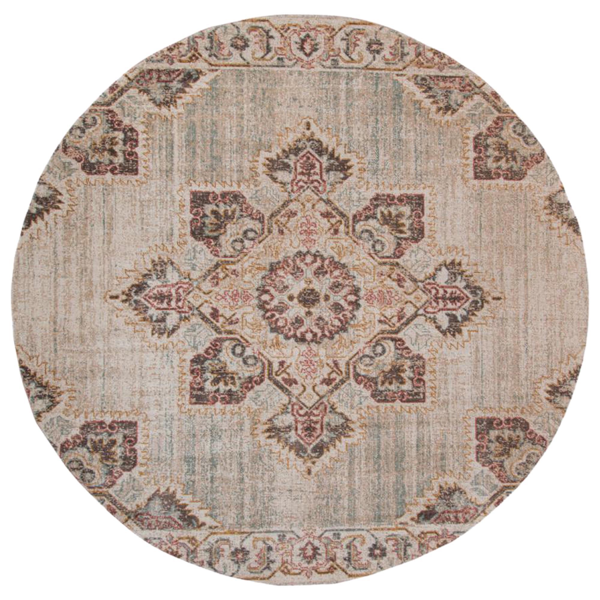 Amer Rugs Eternal 6'7" Round Beige and Sand Area Rug