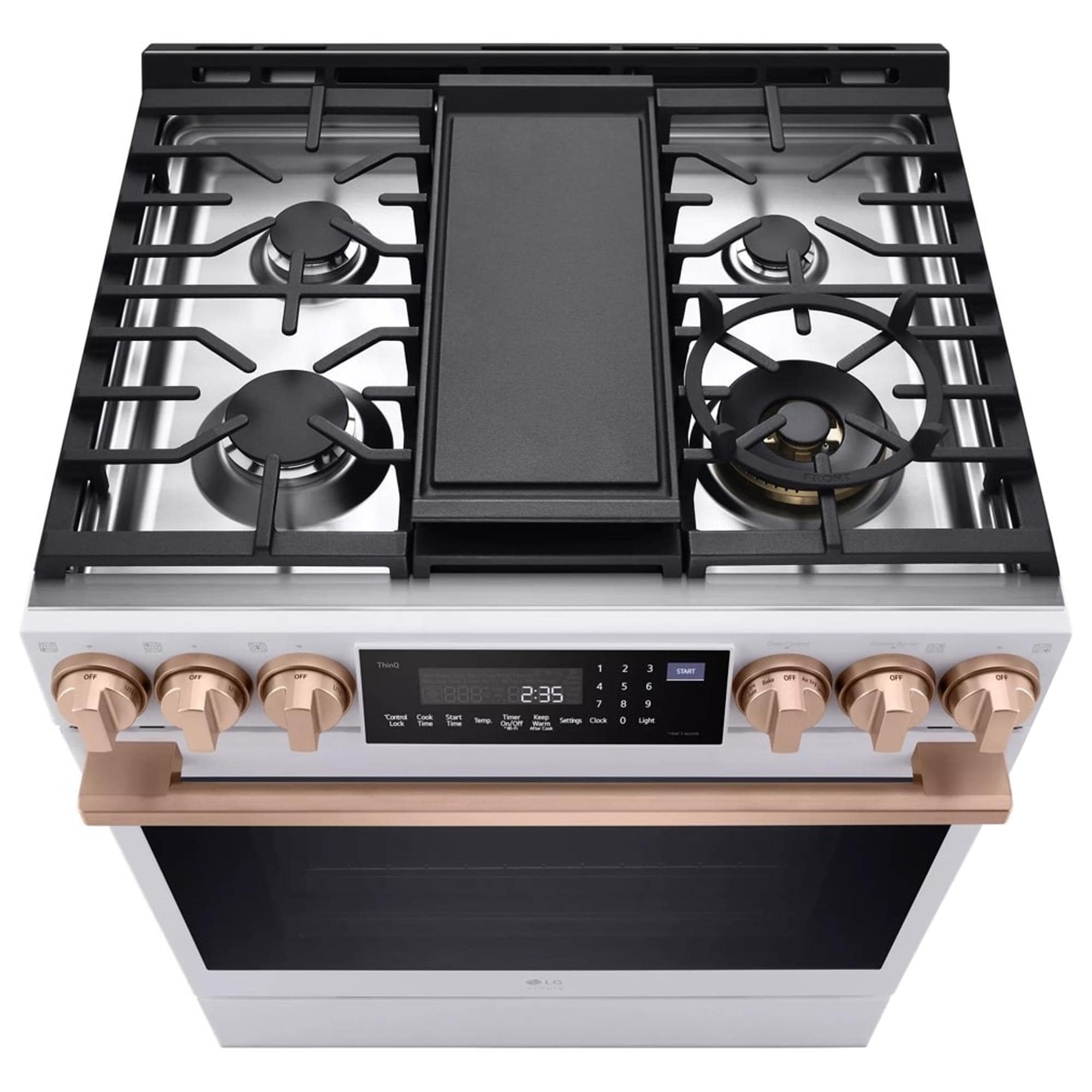 LG Studio 30" Smart Slide-in Gas Range with Air Fry and Convection in ...
