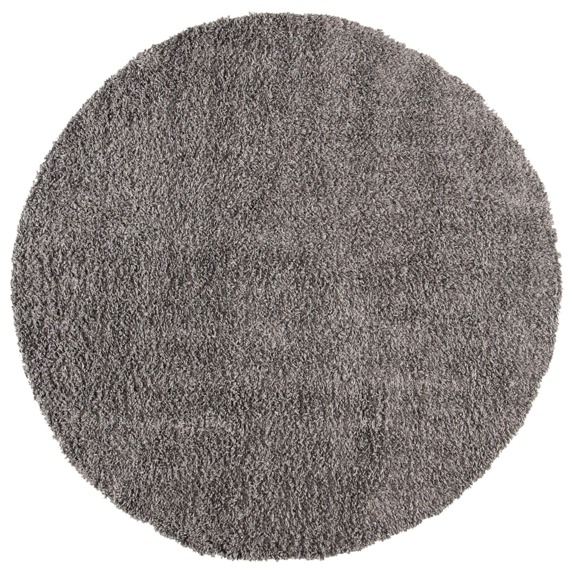 Safavieh August Shag AUG200F 6'7" Round Grey Area Rug