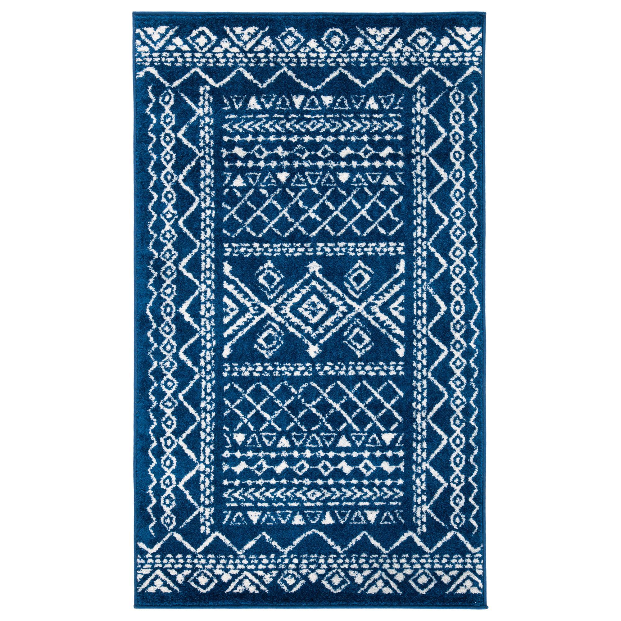 Safavieh Tulum Traditional 4' x 6' Navy Area Rug