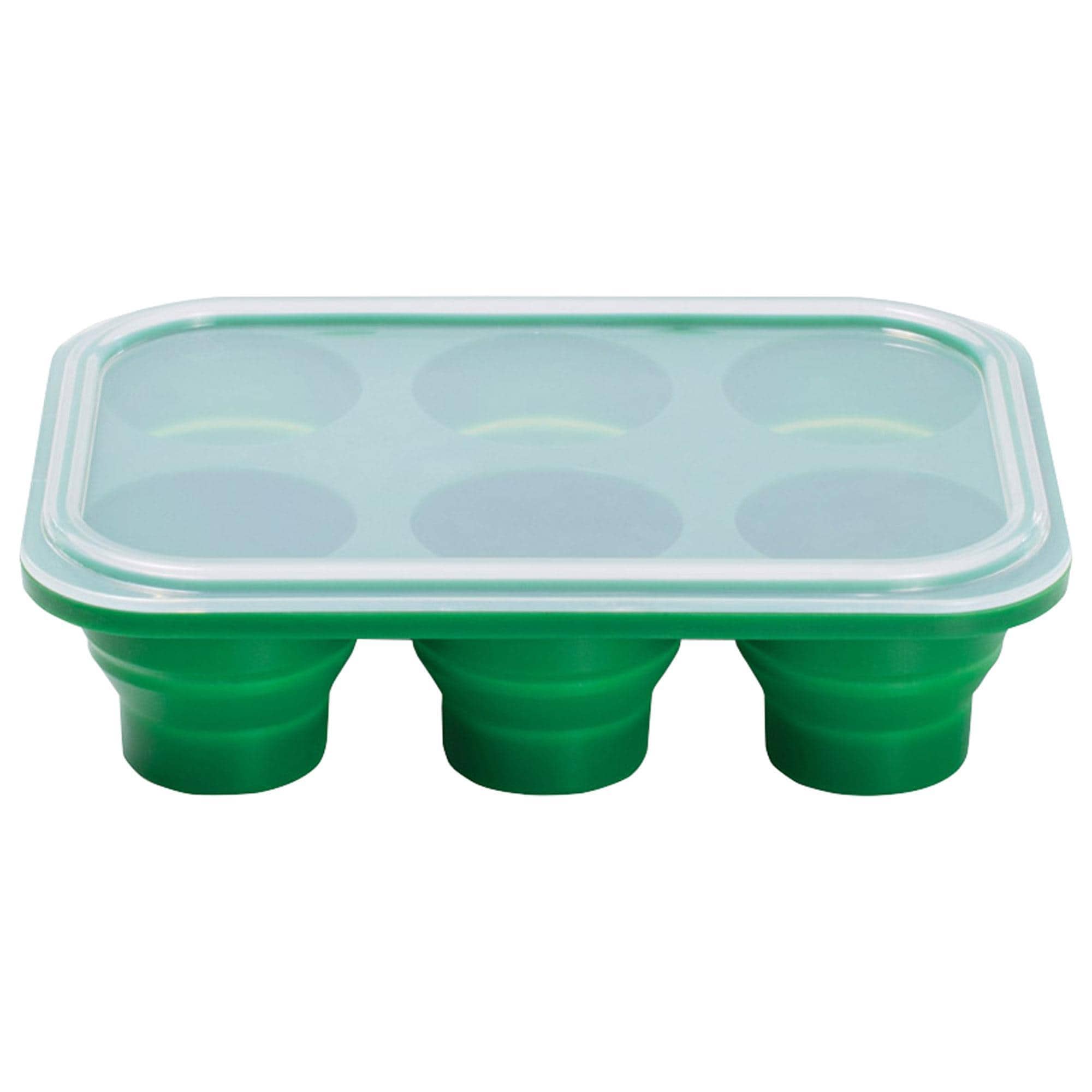 HIC Kitchen Prep-N-Freeze Mini Portion Tray in Emerald Green