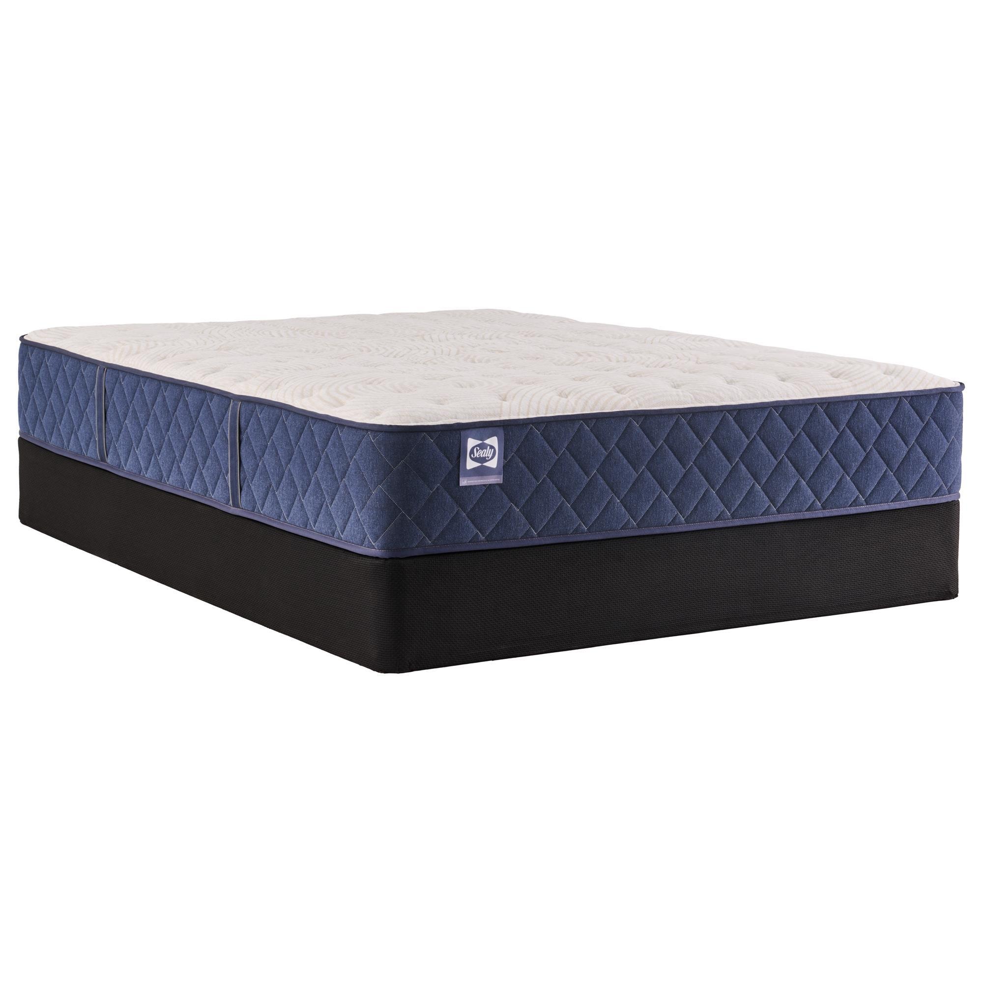 Sealy Safa Park Firm Full Mattress with Low Profile Box Spring