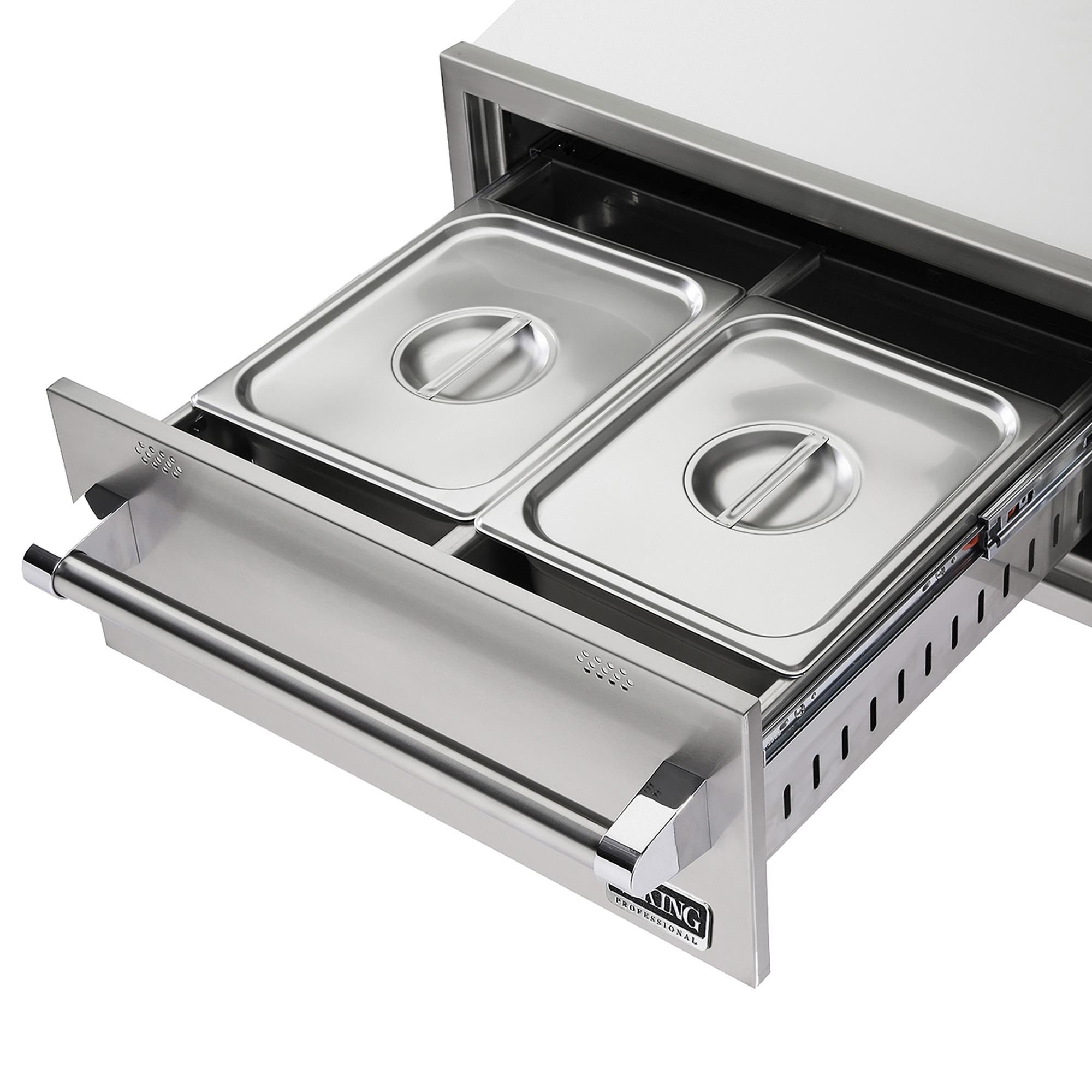 Viking Range 42" Warming Drawer in Stainless Steel