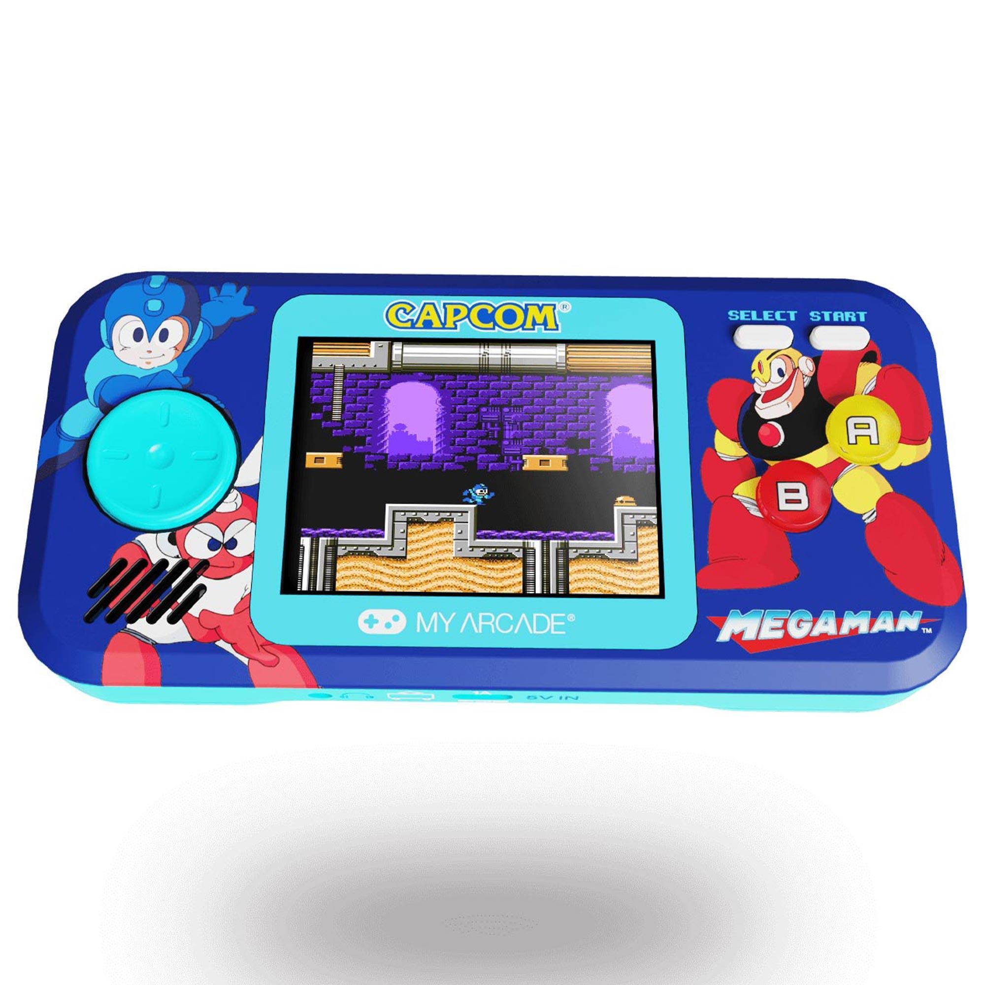 My Arcade Mega Man Pocket Player Pro Controller in Blue