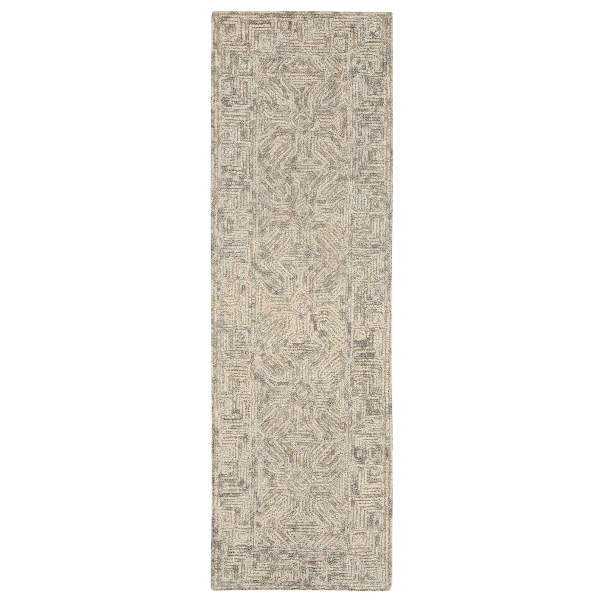 Nourison Colorado 2'3" x 7'6" Beige and Grey Runner