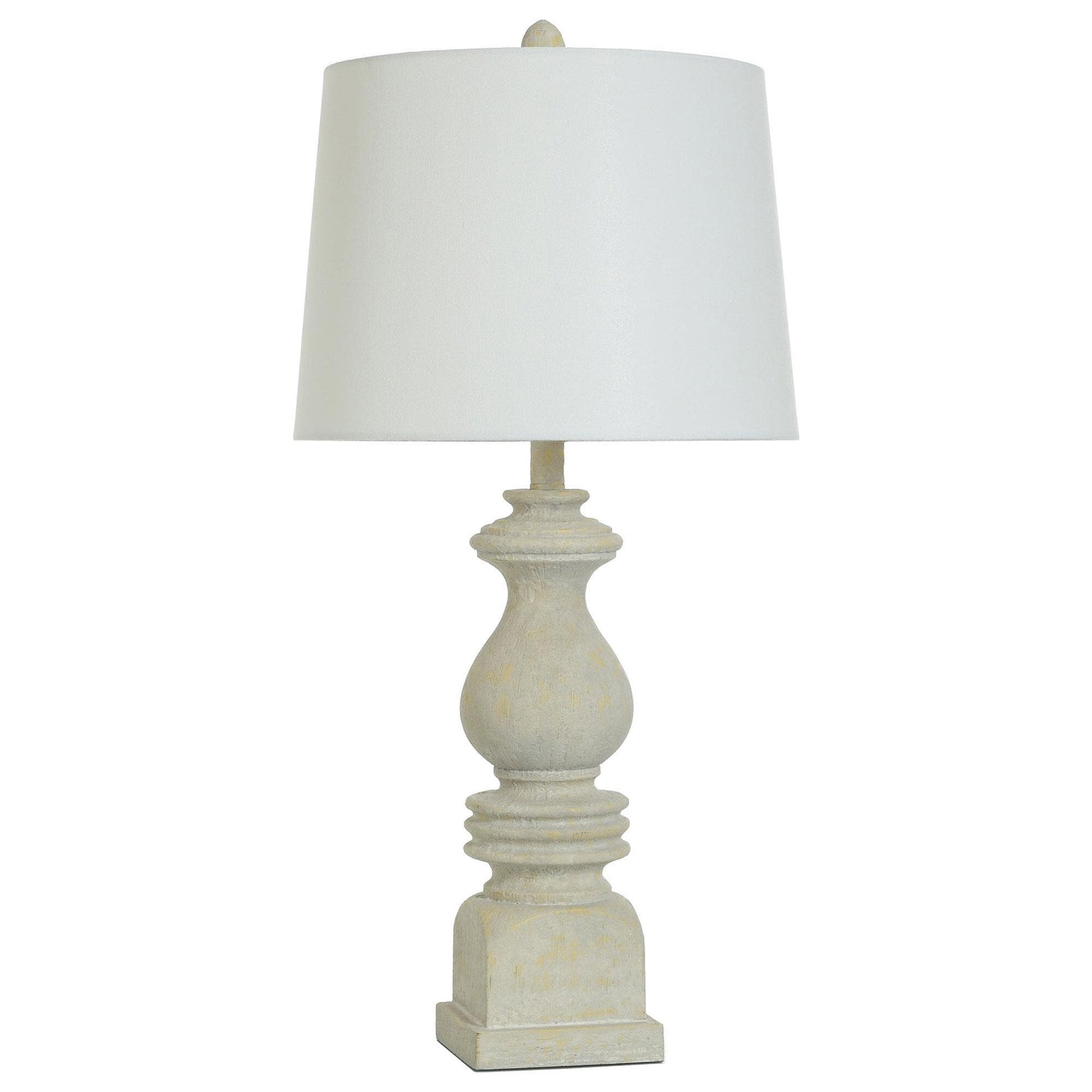 Flair Industries Table Lamp in Light Gray