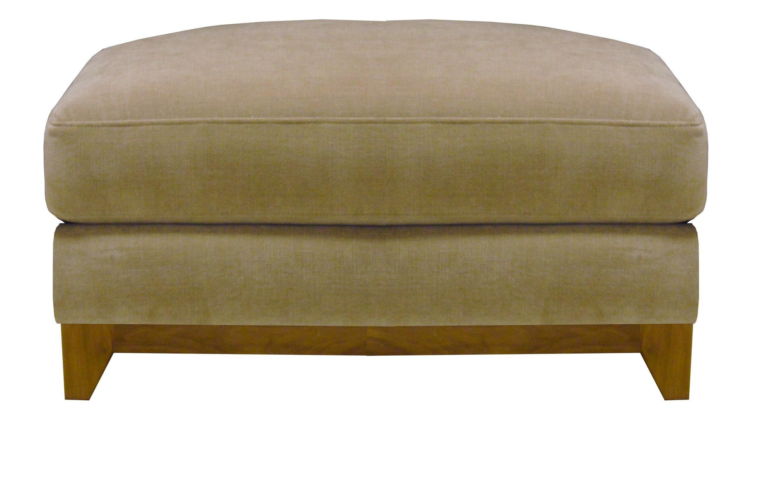 Creature Comforts Arlo Ottoman in Andrew Biscotti