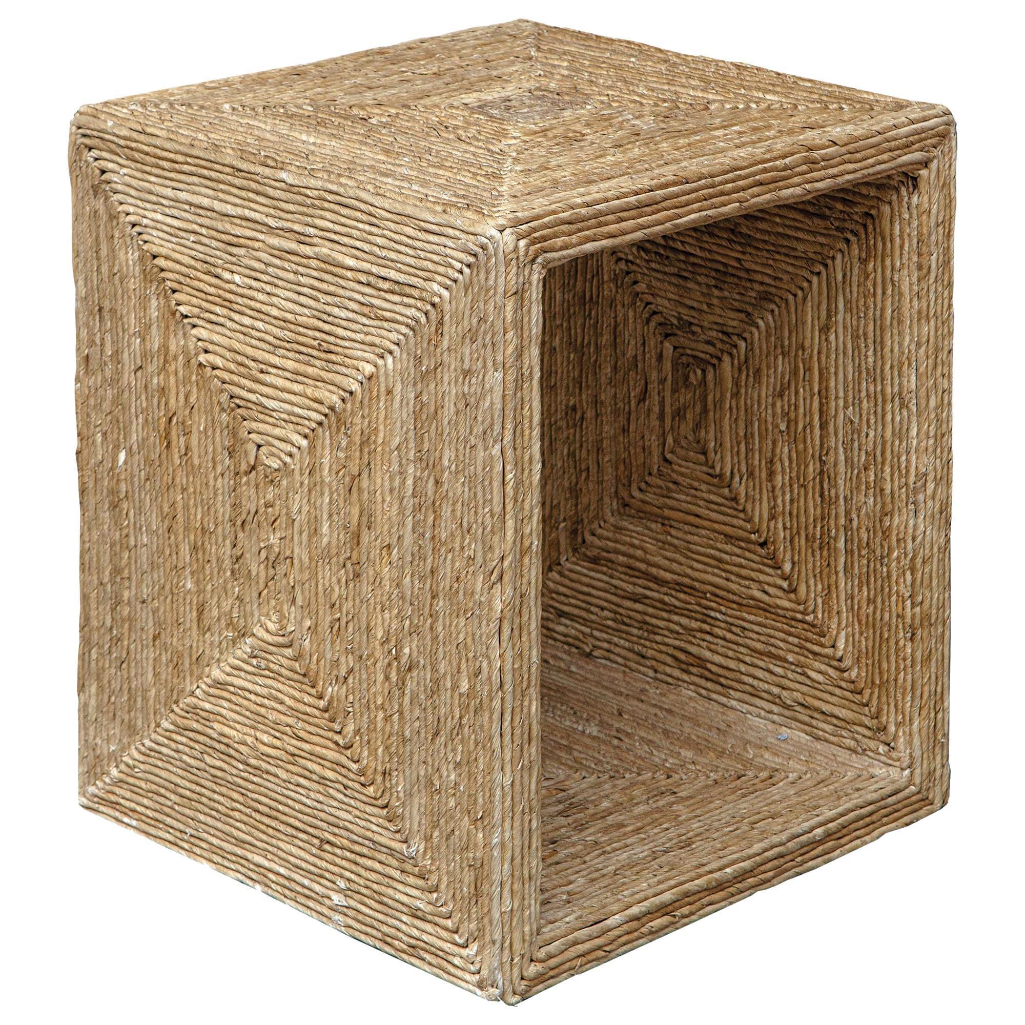 Uttermost Rora Woven Side Table in Natural | NFM
