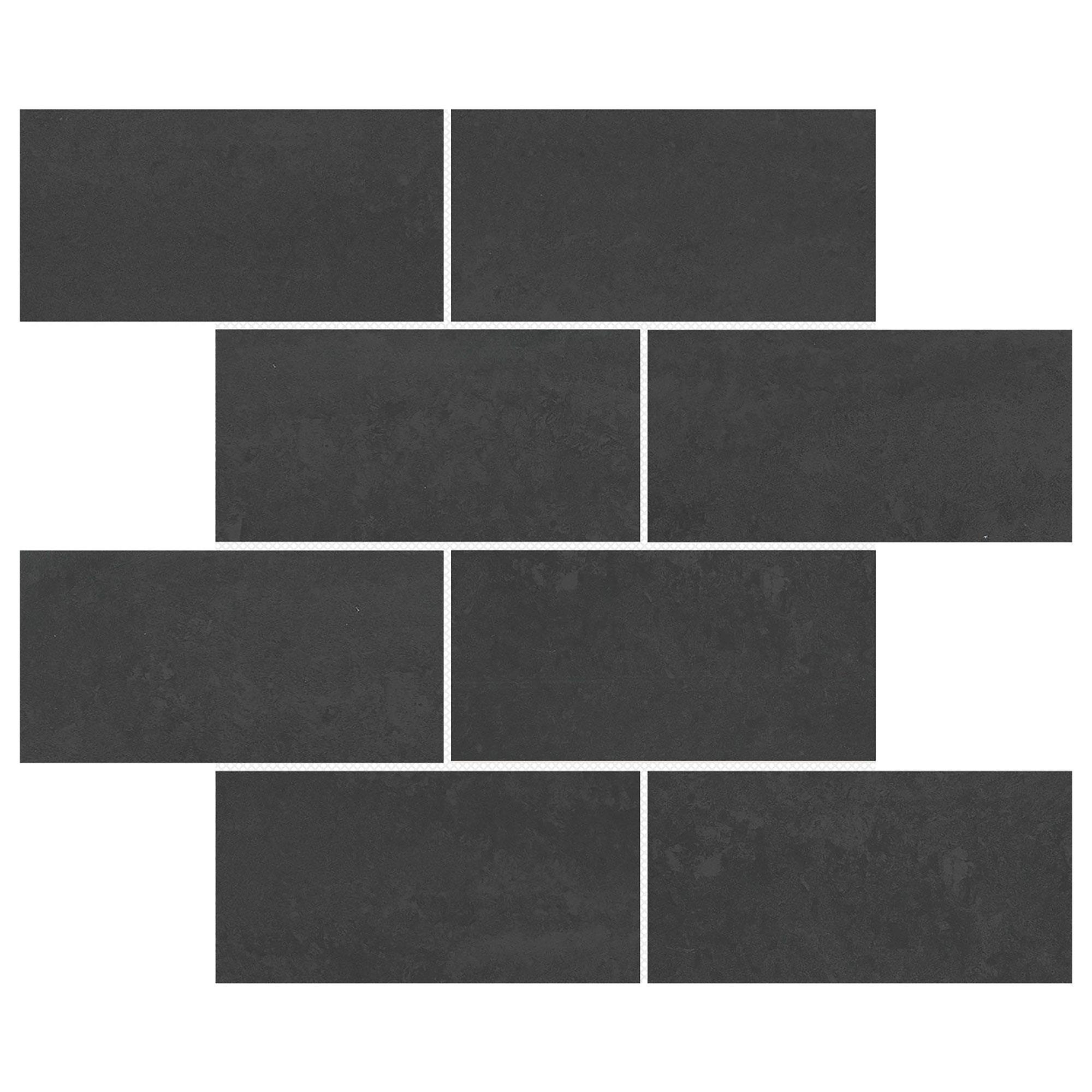 Emser Prodigy Pascal 3" x 6" Rectangle on 12" x 12" Porcelain Mosaic ...