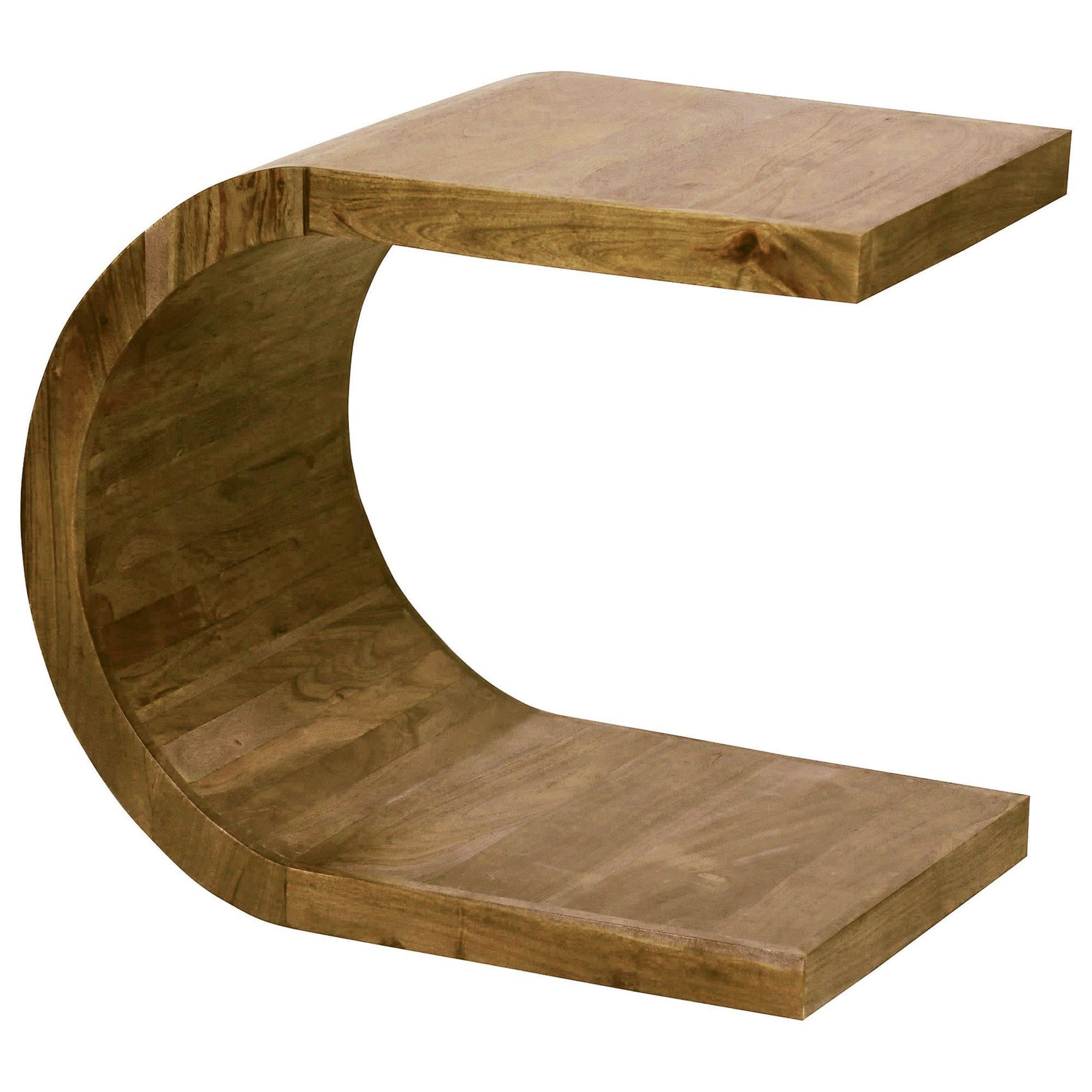 Porter Designs Ellipse End Table in Brown