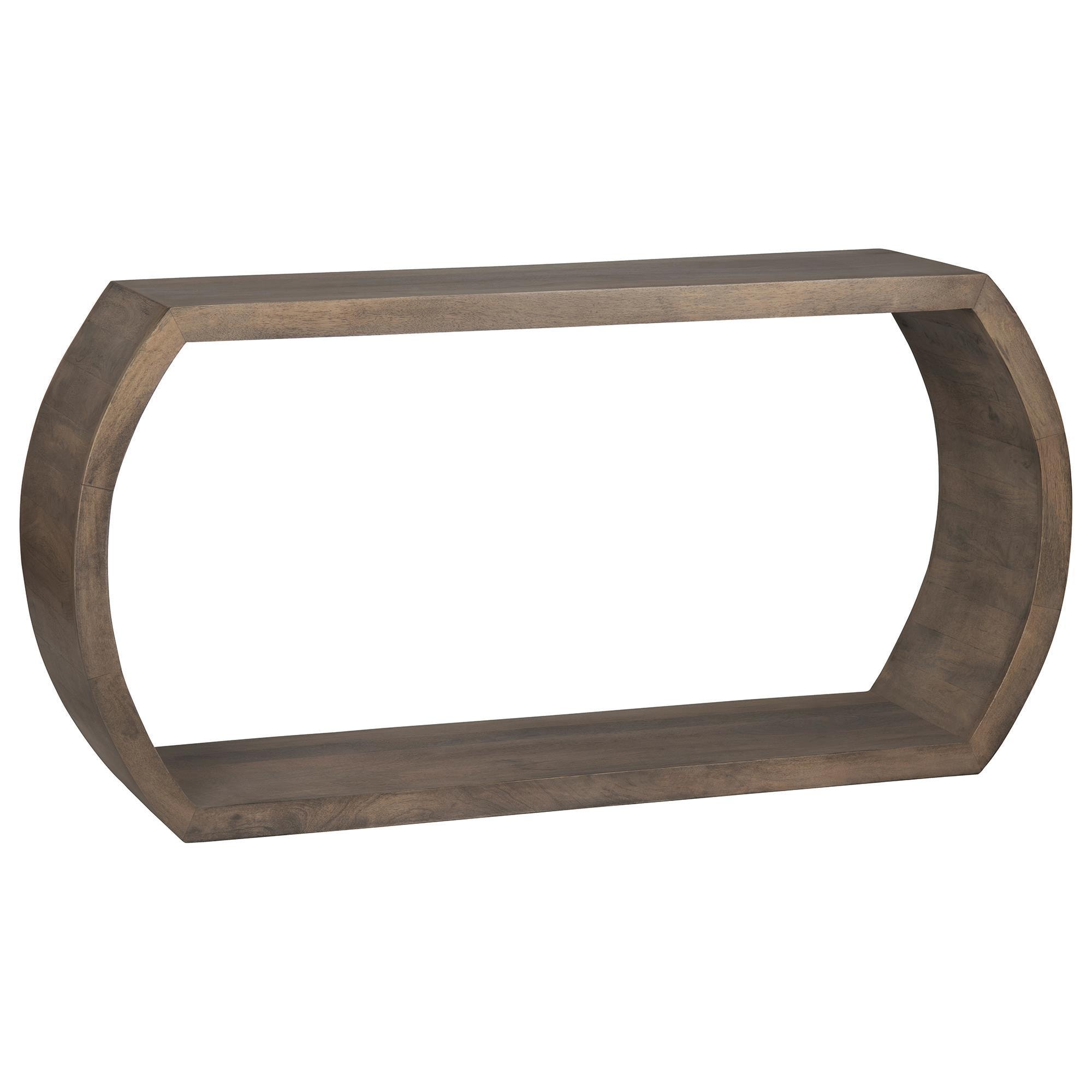 Crestview Collection Infinity Console Table in Gray