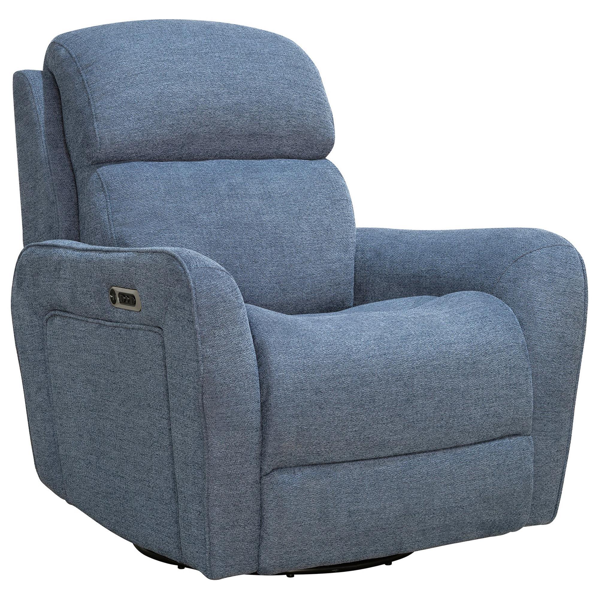 Simeon Collection Quest Power Recliner in Upgrade Midnight Blue