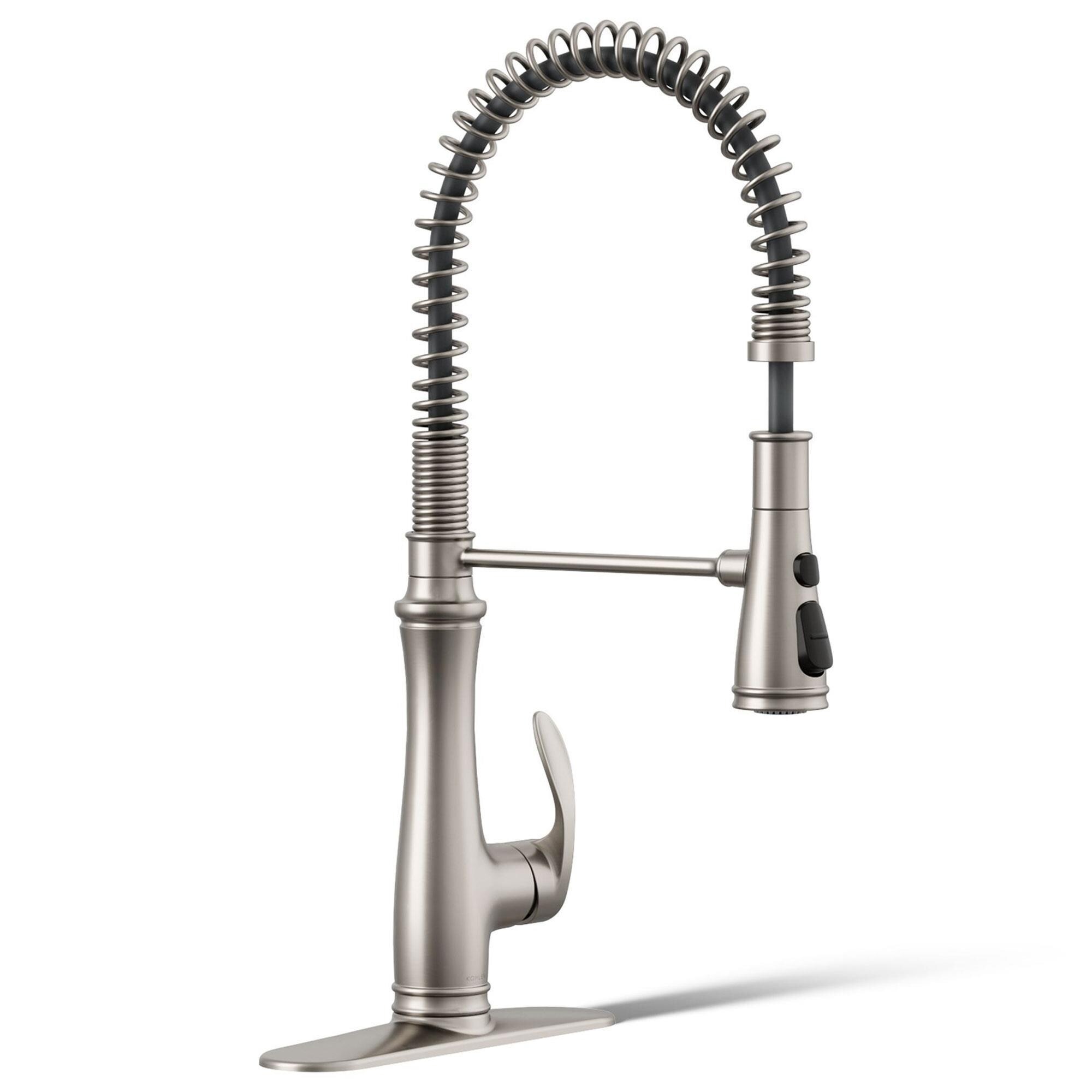Kohler Bellera Semi-Professional Pull Down Kitchen Sink Faucet in ...