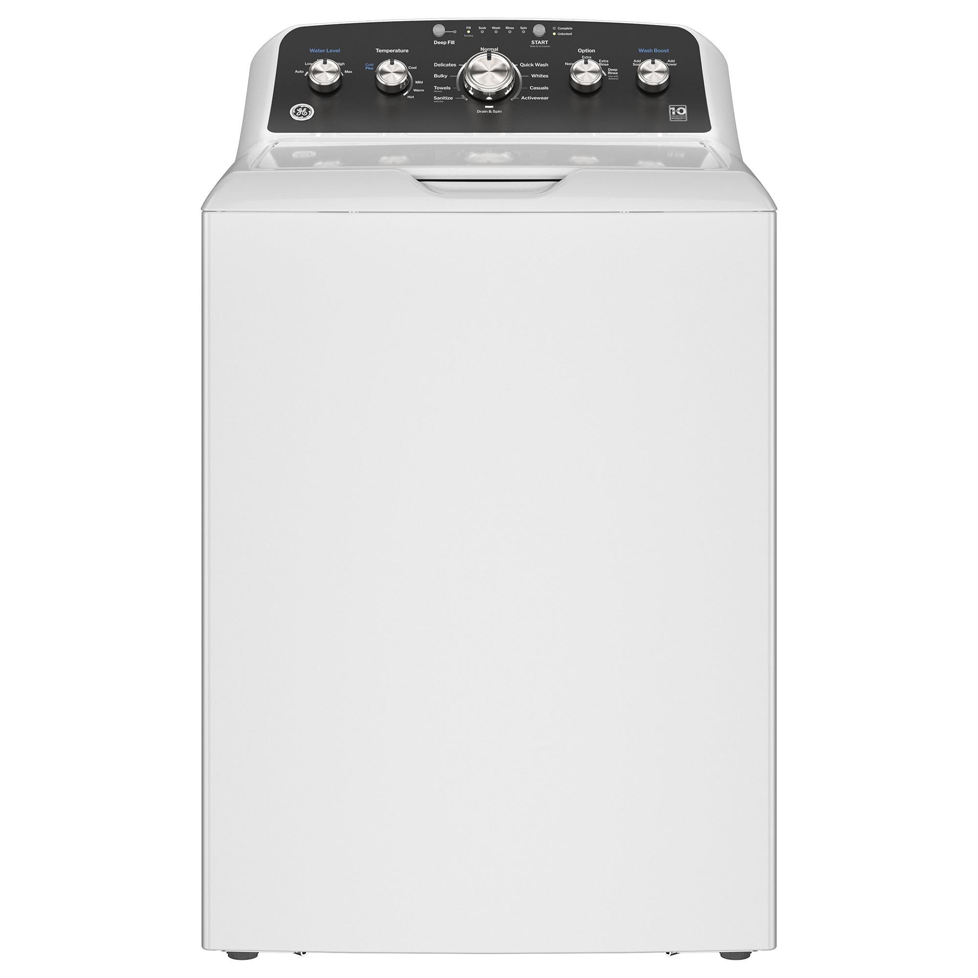 GE Appliances 4.5 Cu. Ft. Capacity Top Load Washer with Stainless ...
