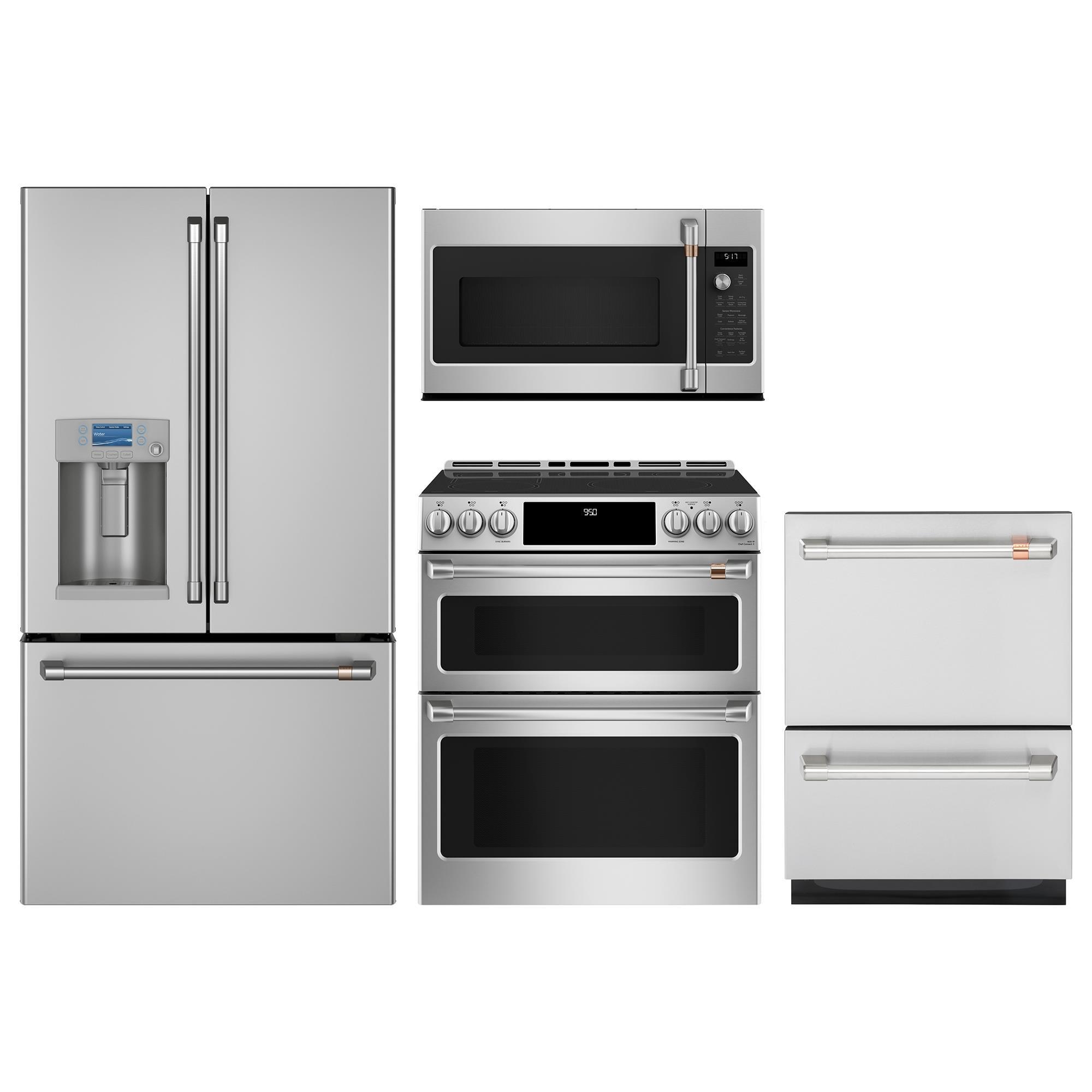 Cafe 4 Piece Kitchen Package in Stainless Steel