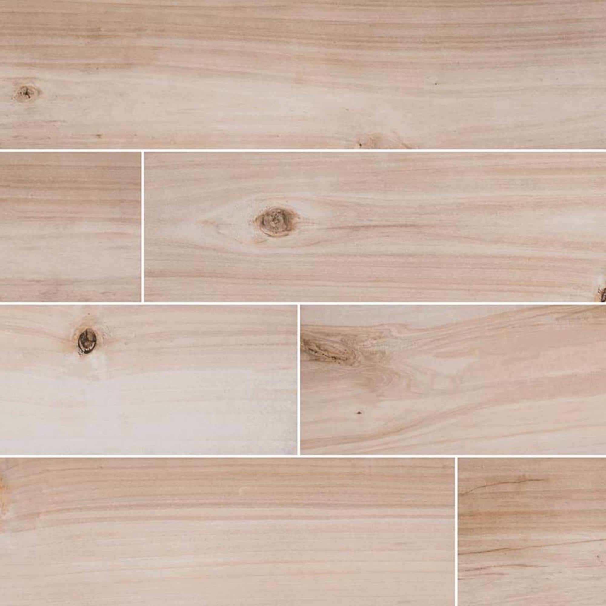 MS International Havenwood Beige Wood Look 8" x 36" Porcelain Tile ...