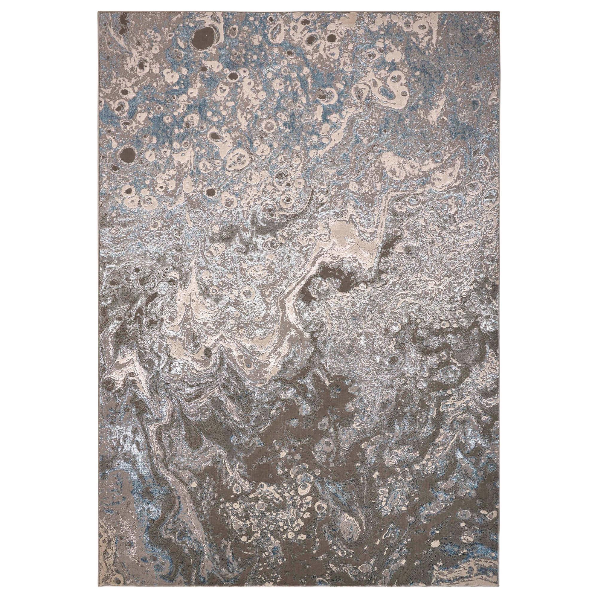 Feizy Azure 8' x 10' Silver and Blue Area Rug