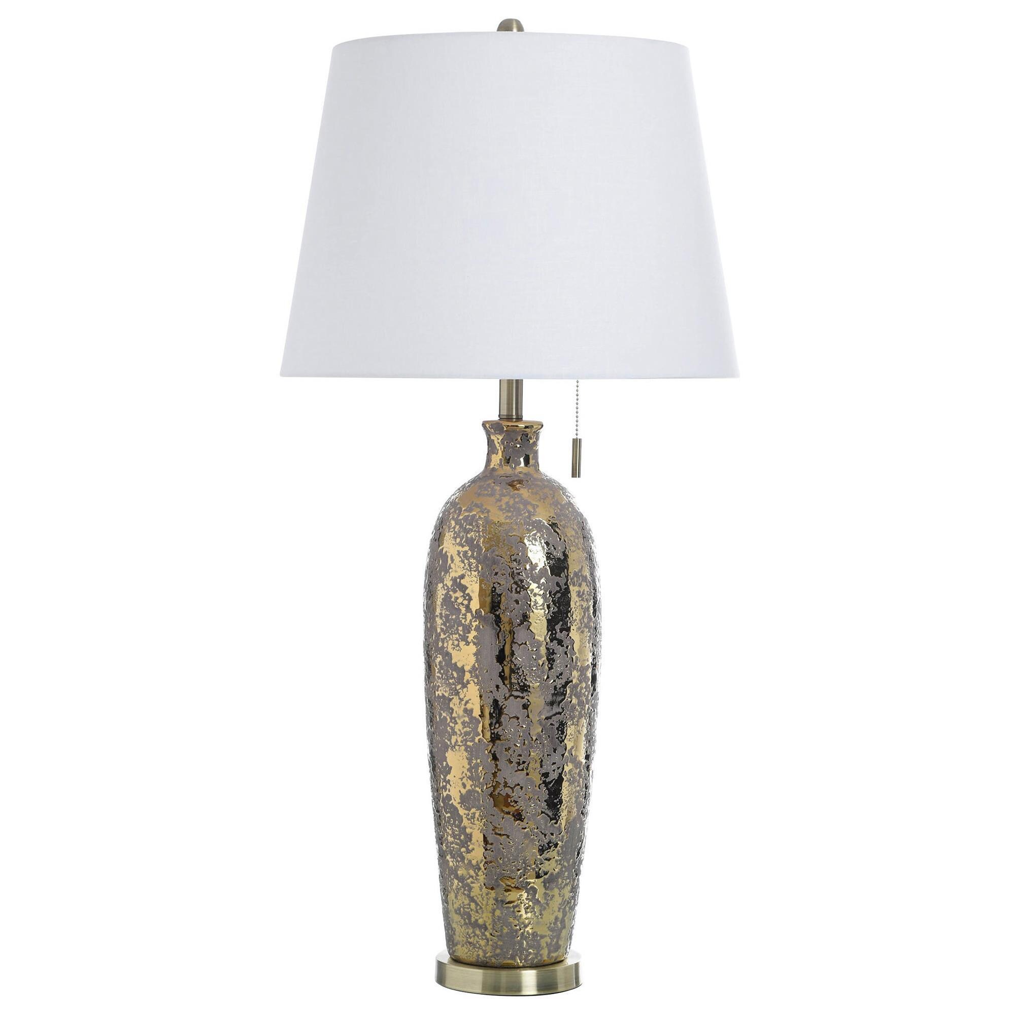 Flair Industries Merken Table Lamp in Gold