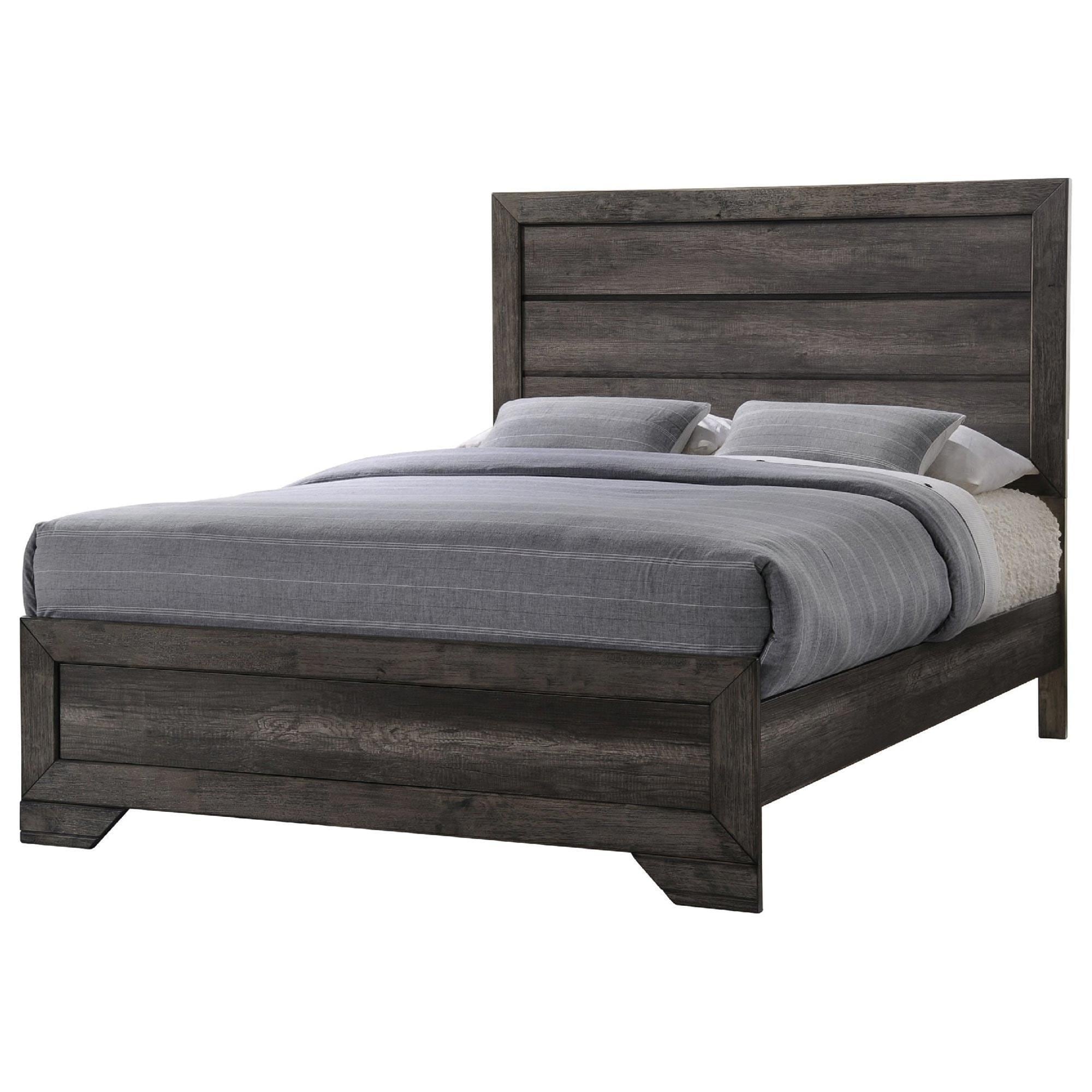 Mayberry Hill Nathan Full Bed in Grey Oak
