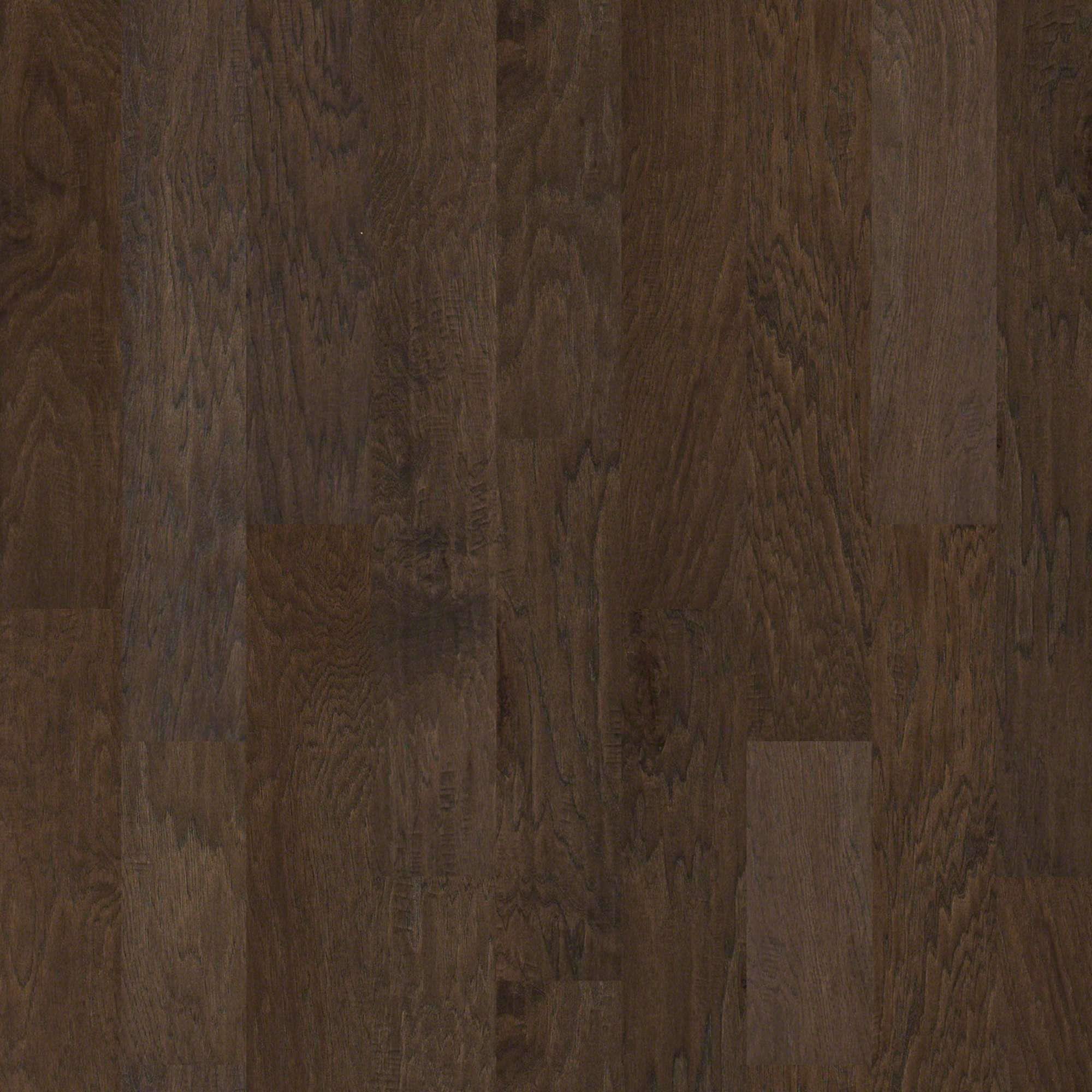 Shaw Epic Plus Riverstone 6 3/8" Espresso Hickory Hardwood