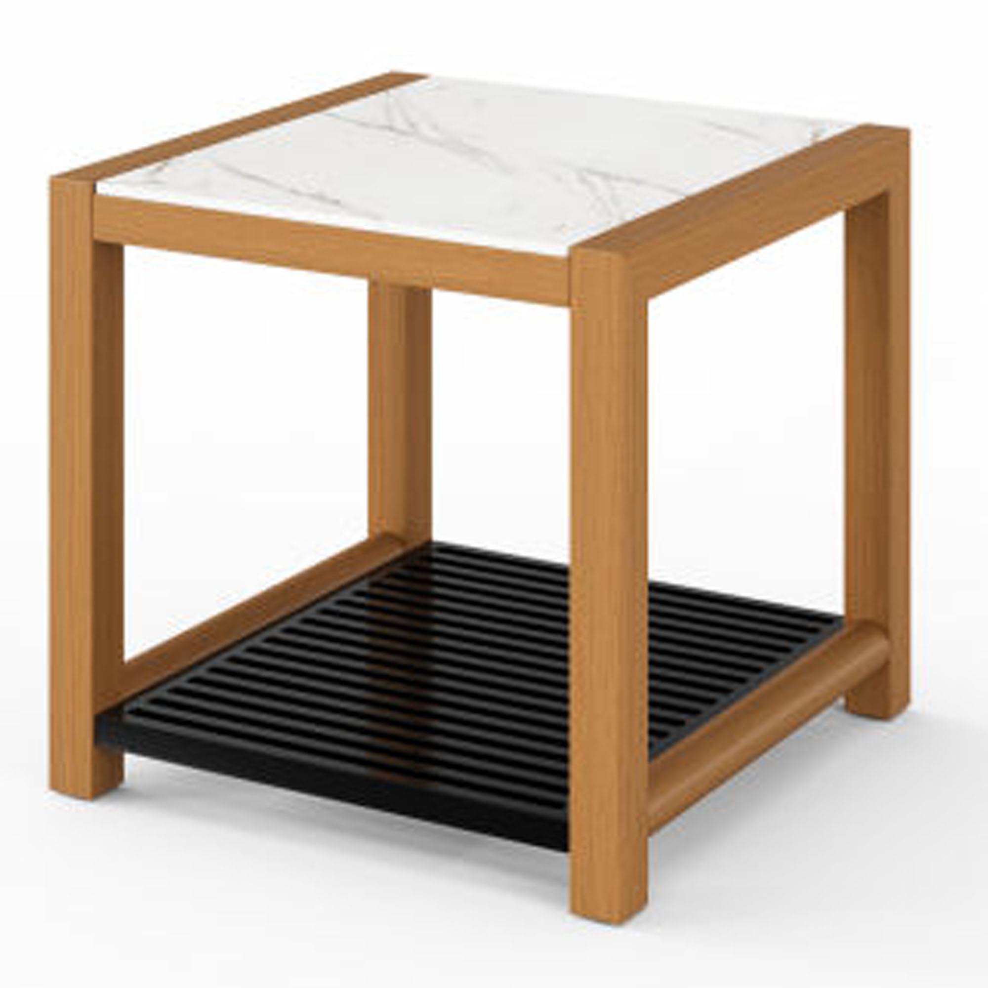 Agio Side Table in Charcoal