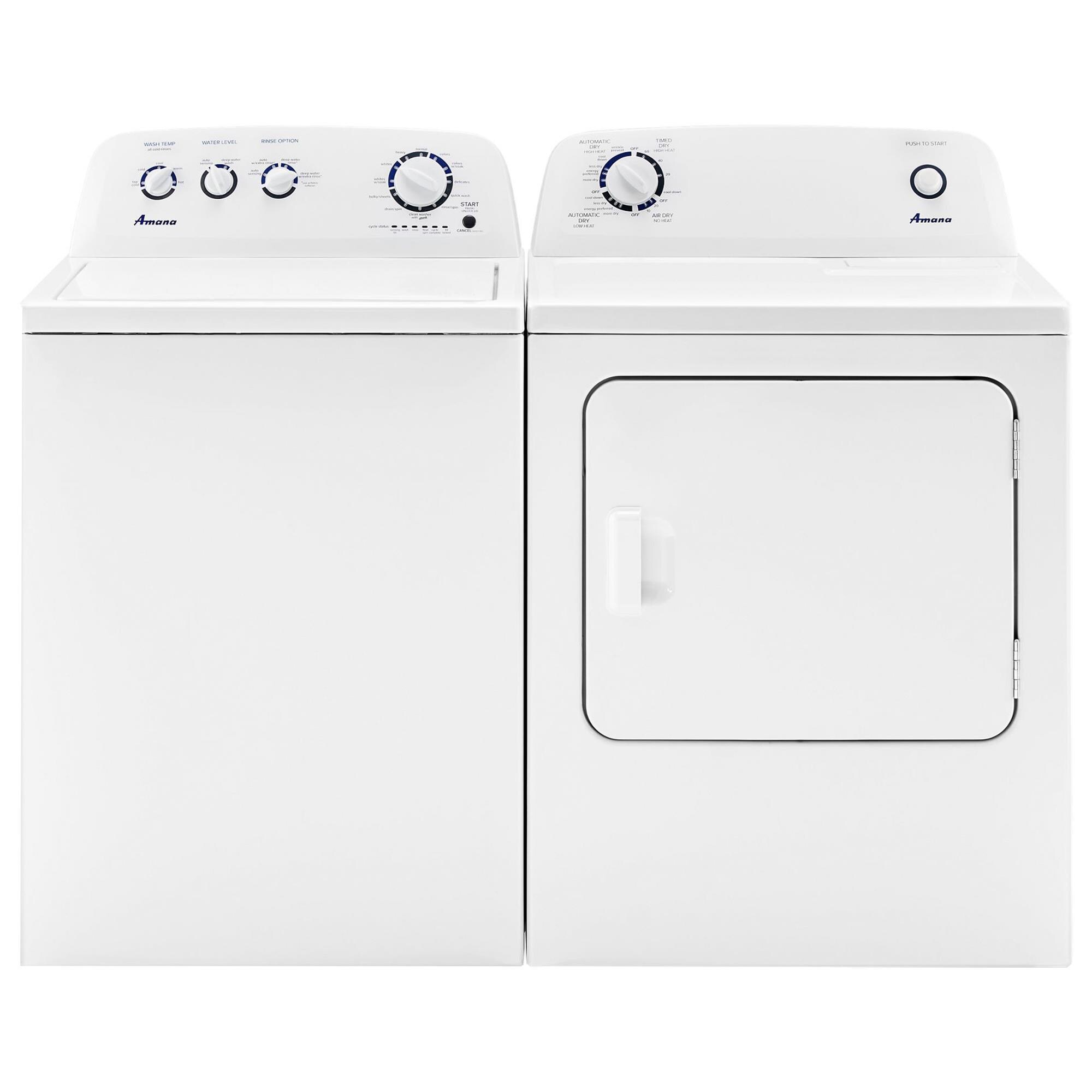 Amana Top Load Washer with High-Efficiency Agitator and 6.5 Cu. Ft ...