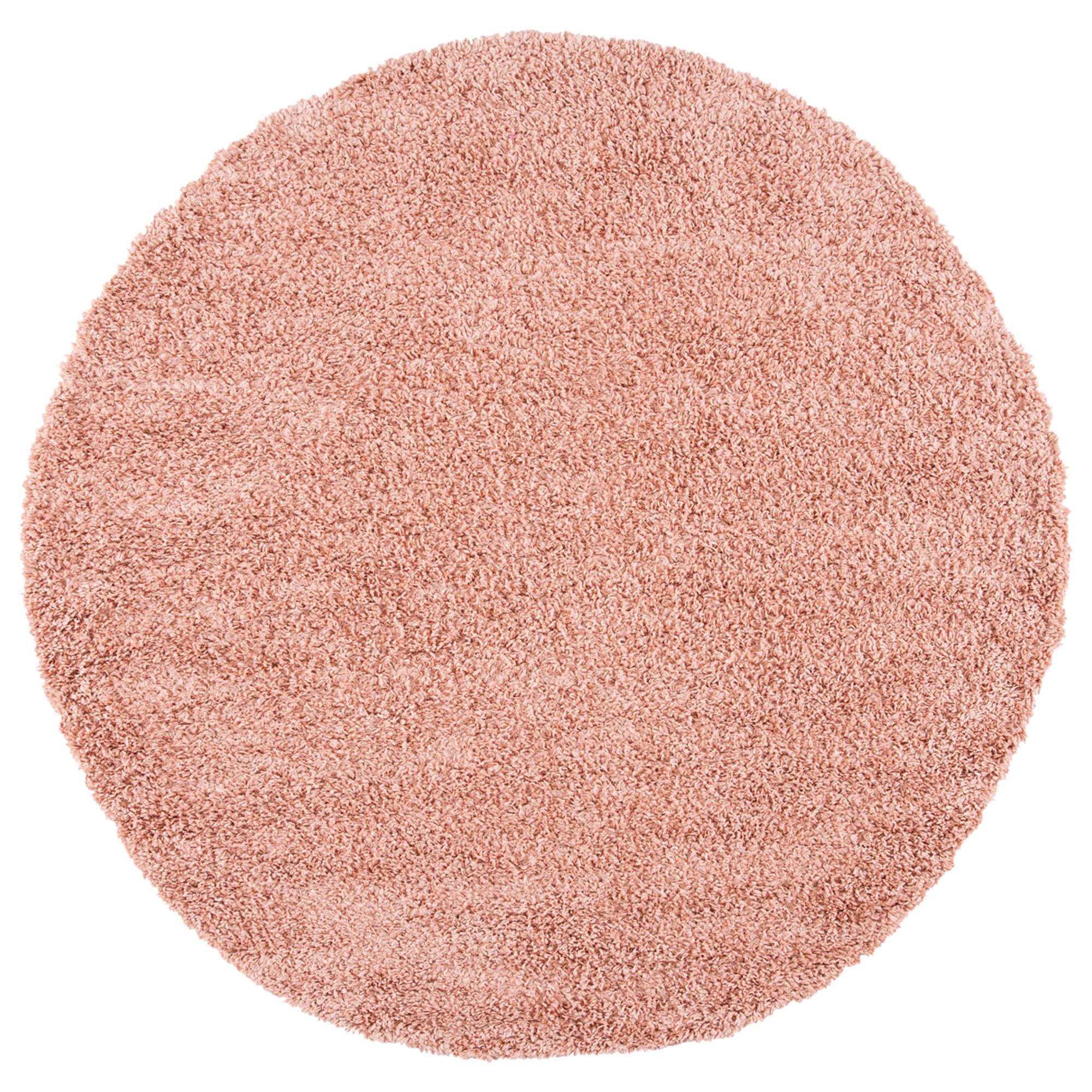 Safavieh August Shag 6'7" Round Rose Area Rug