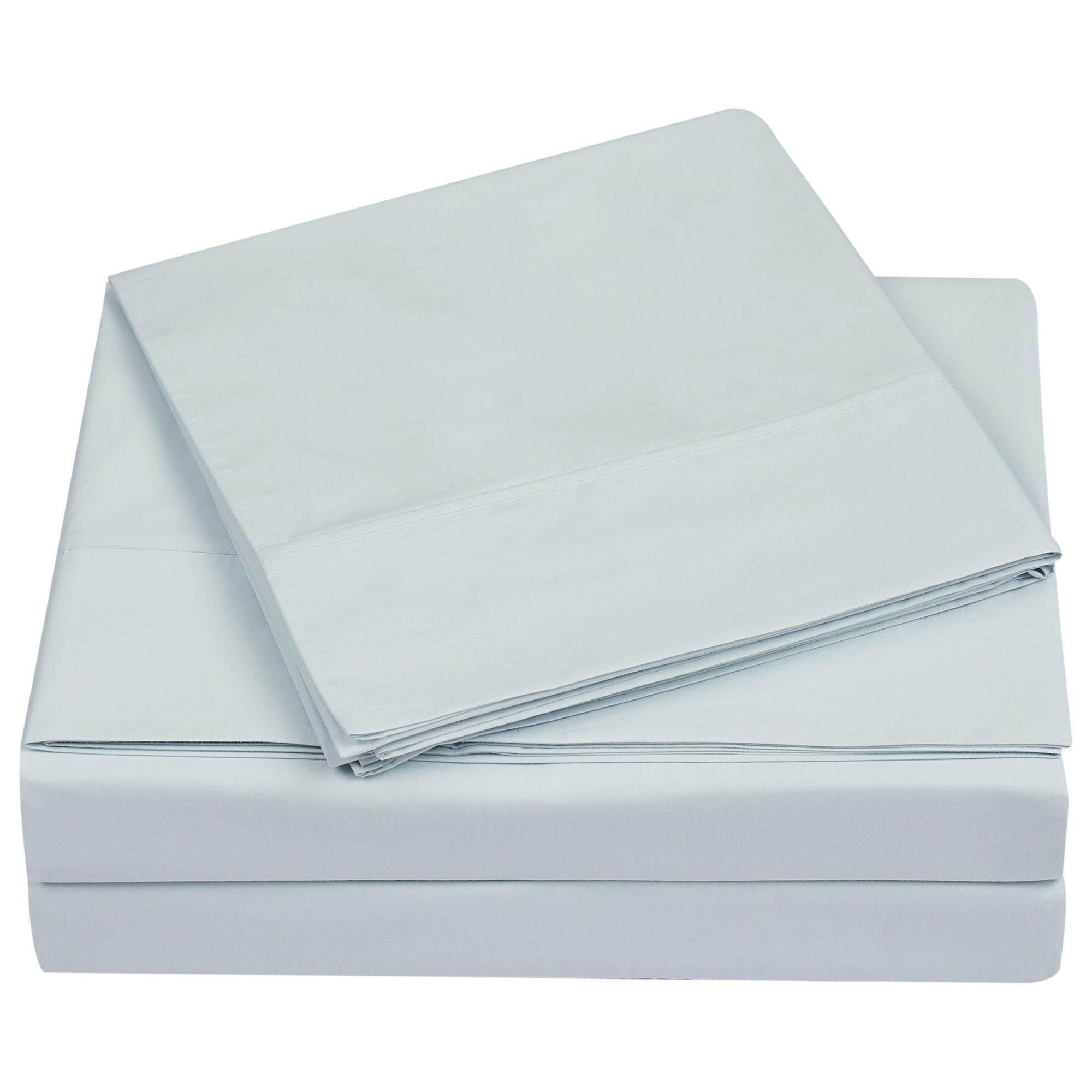 Pem America 400 Thread Count Percale 4-Piece Queen Sheet Set in ...