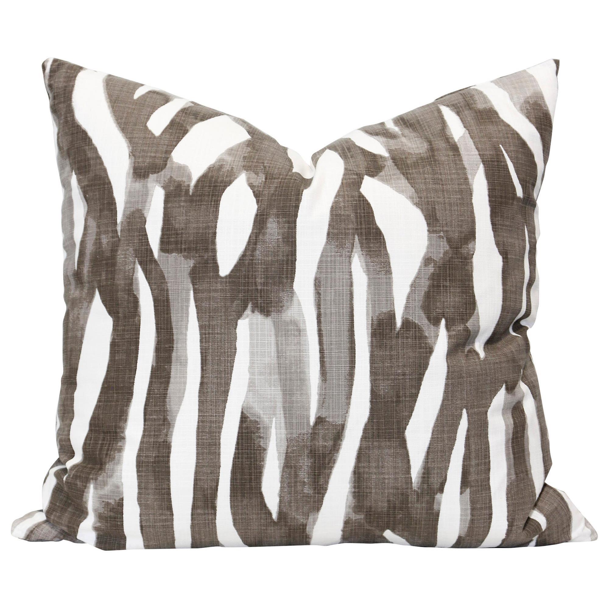 Flair Industries 24" x 24" Throw Pillow in Lina Jet | Shop NFM