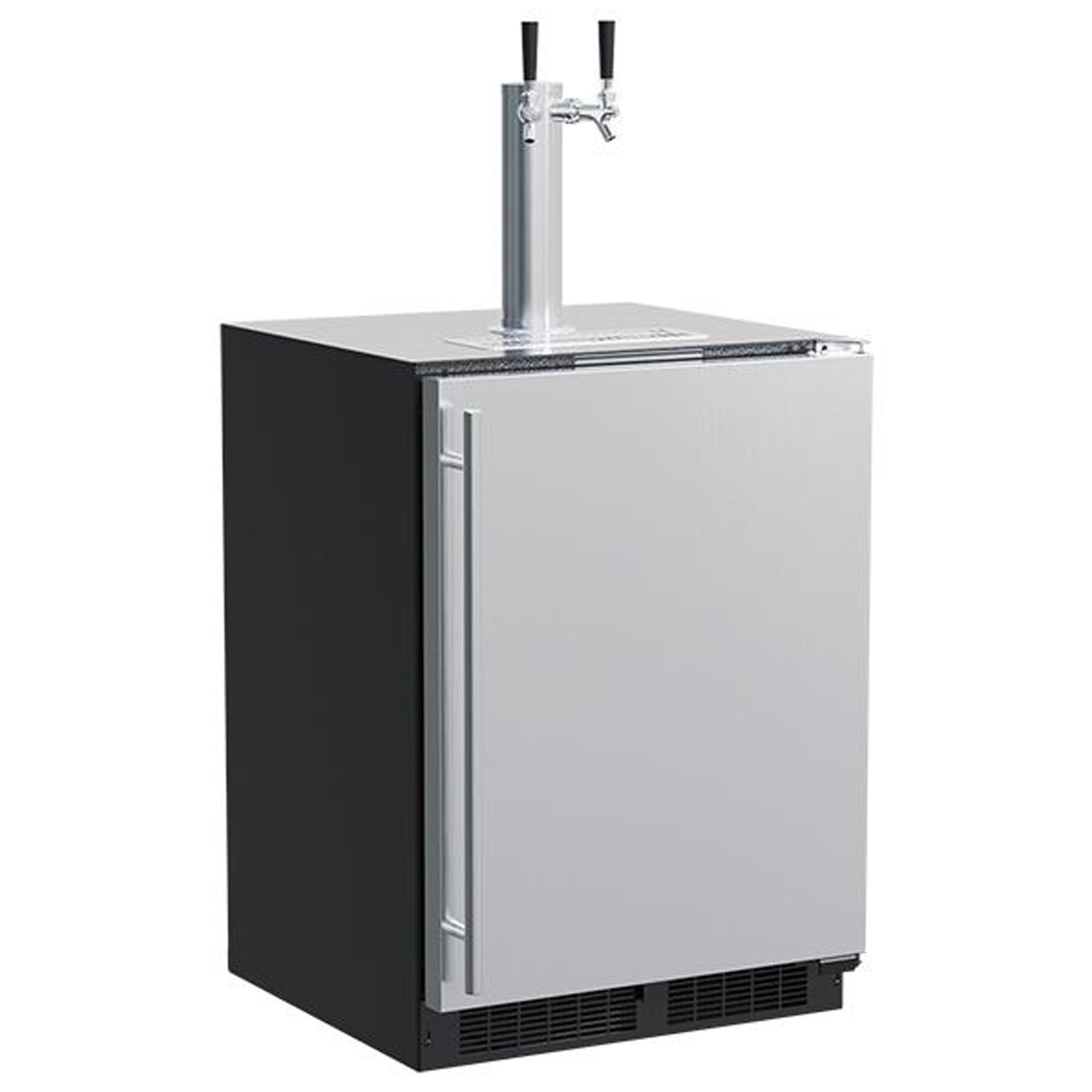Marvel 5.7 Cu. Ft. Built-In Dispenser with Twin Beer and Beverage Tap ...