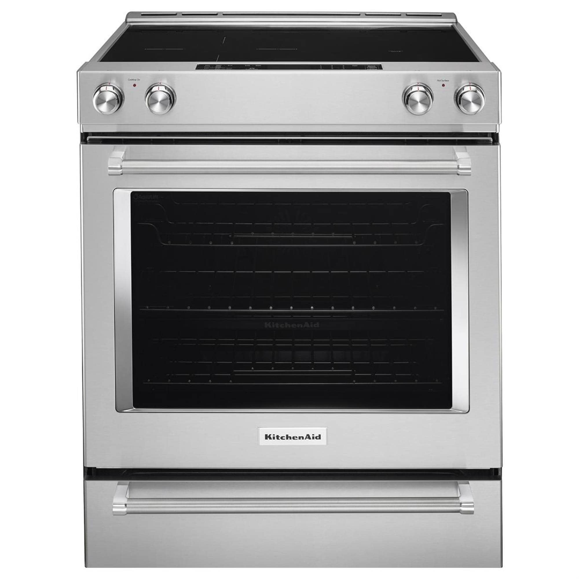 KitchenAid 30 Inch 5-Element Electric Convection Slide-In Range with ...