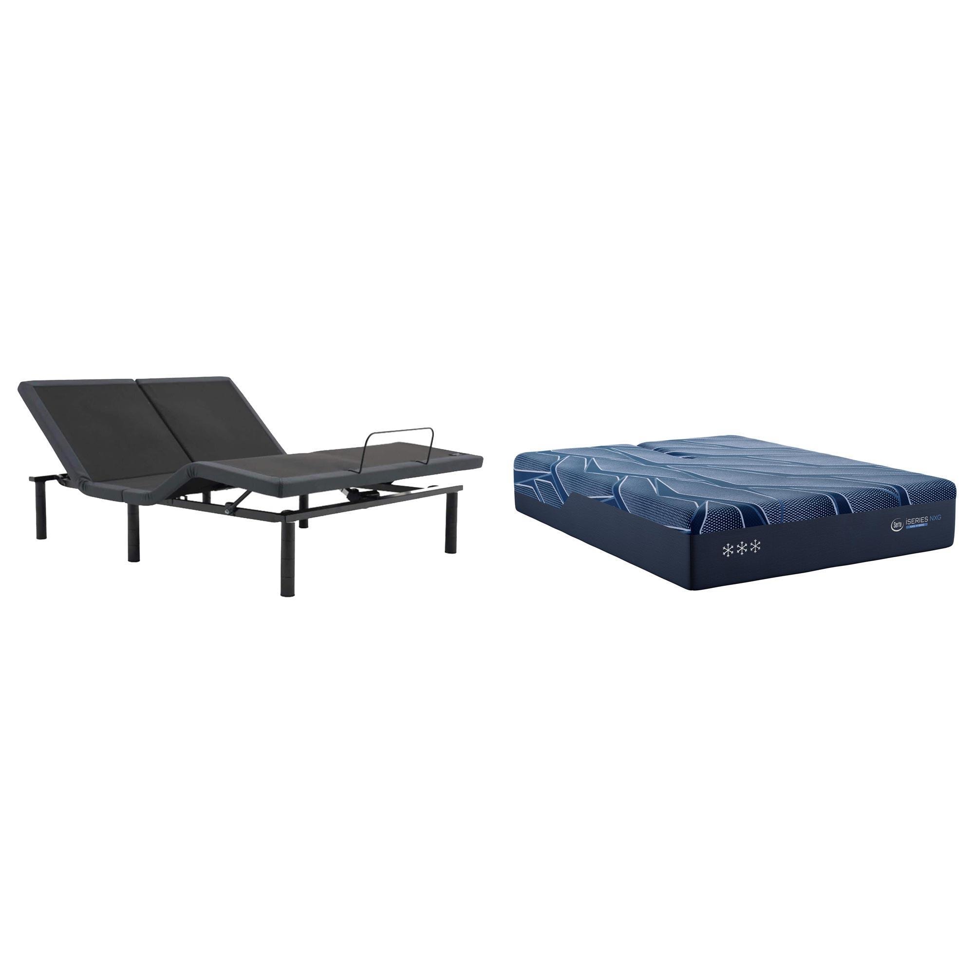Serta iSeries NXG 4500 Hybrid Plush Flex Head King Mattress with Gold ...