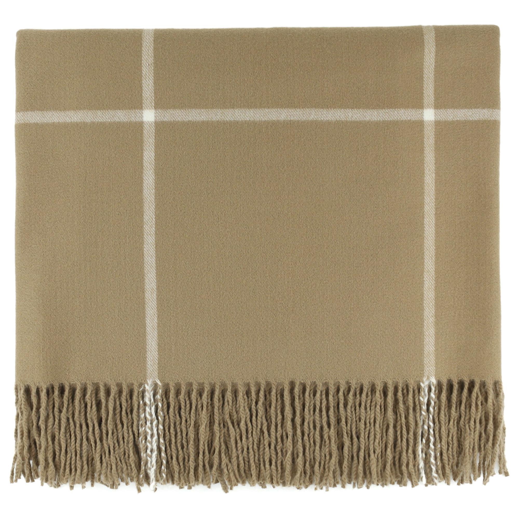 Bedford Cottage Glasgow Throw in Camel | Shop NFM