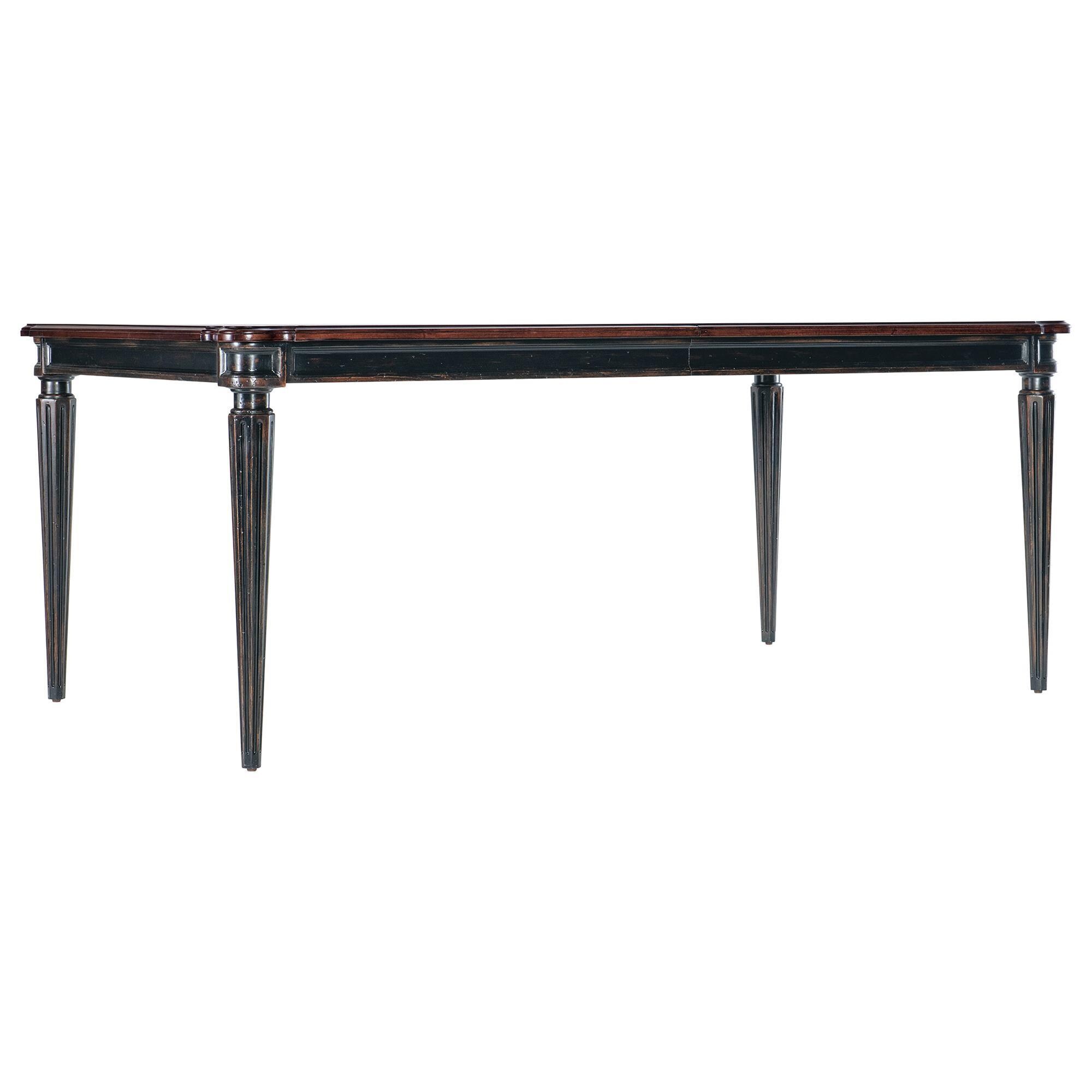 Hooker Furniture Charleston Dining Table in Cherry and Black Cherry ...