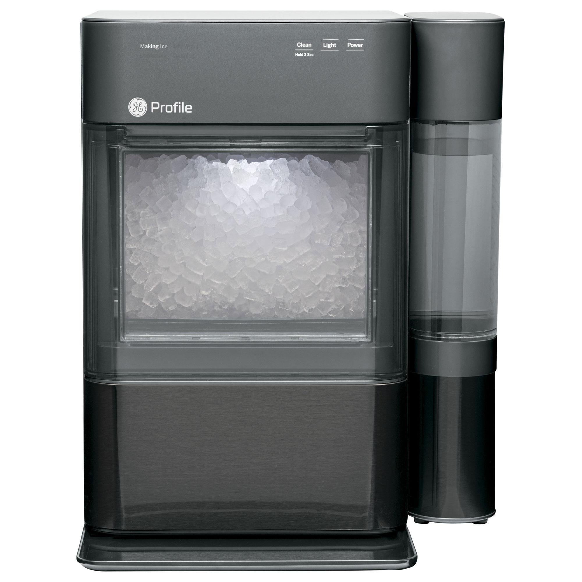 GE Profile Opal 2.0 Nugget Ice Maker in Black Stainless Steel