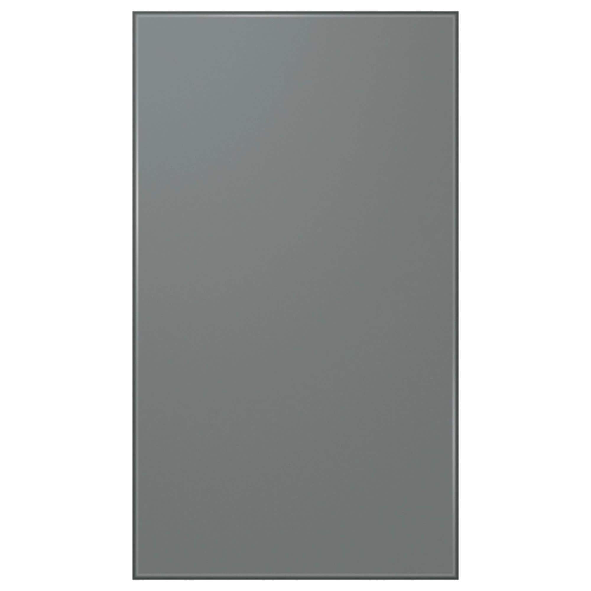 Samsung Bespoke 4-Door Flex Refrigerator Bottom Panel in Grey Glass