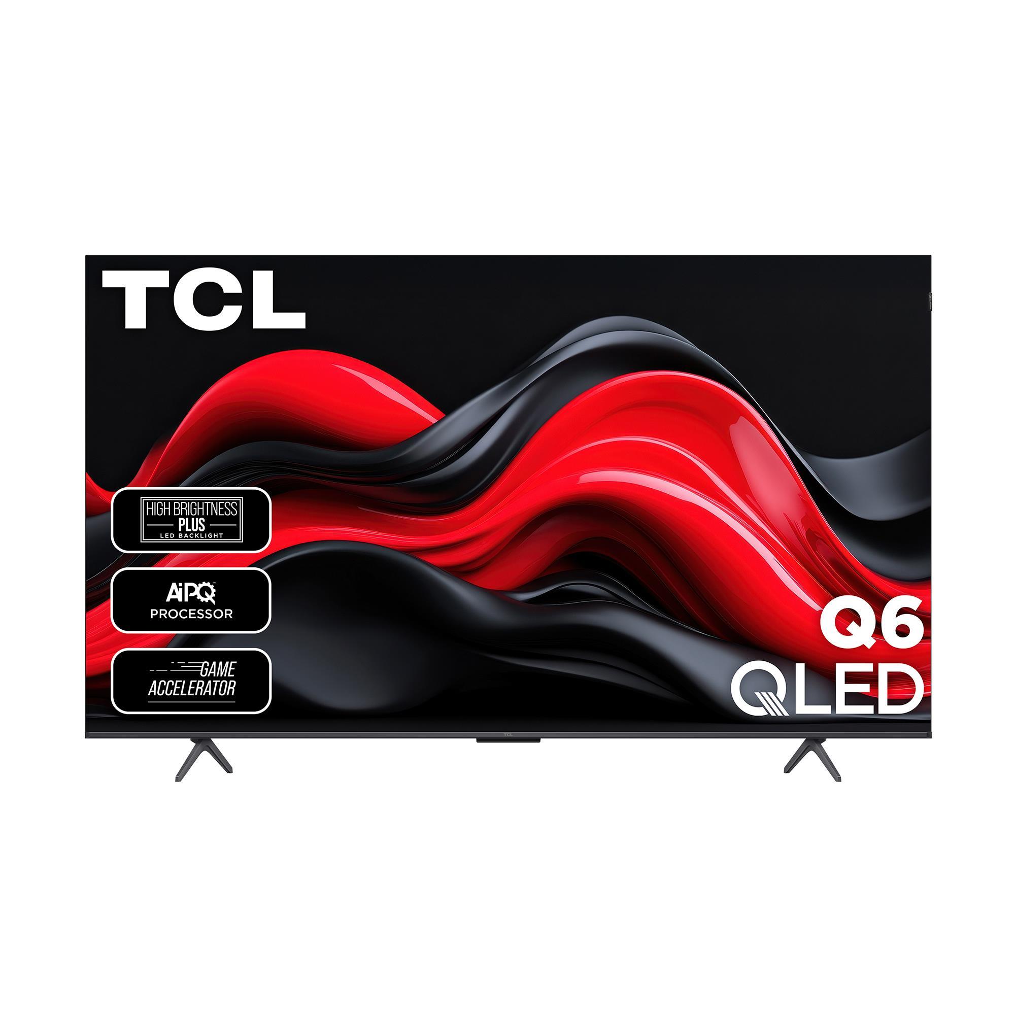 TCL 55" Q Class 4K UHD QLED with HDR in Black - Smart TV