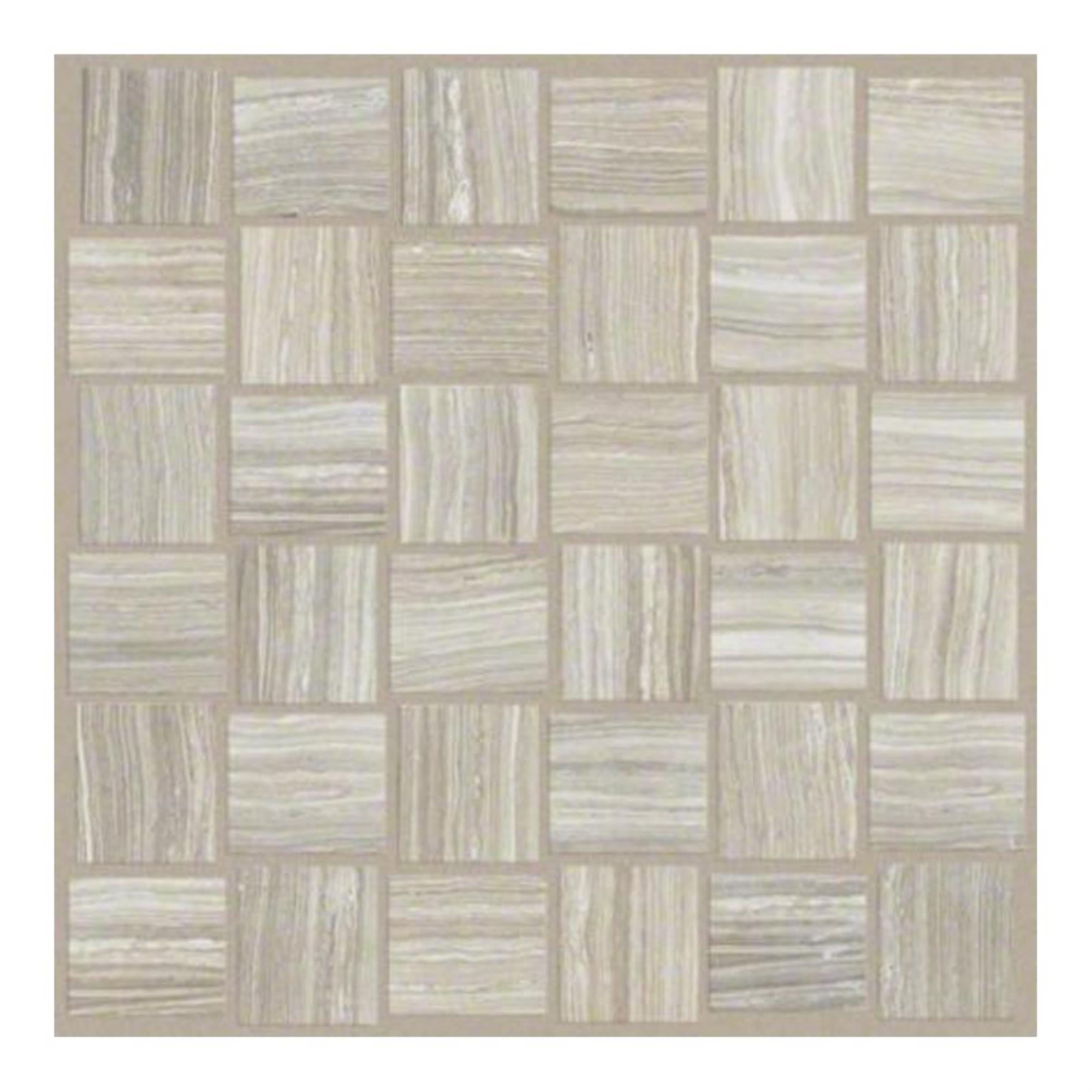Shaw Rockwood Plank Quarry 12" x 12" Porcelain Mosaic Sheet | NFM