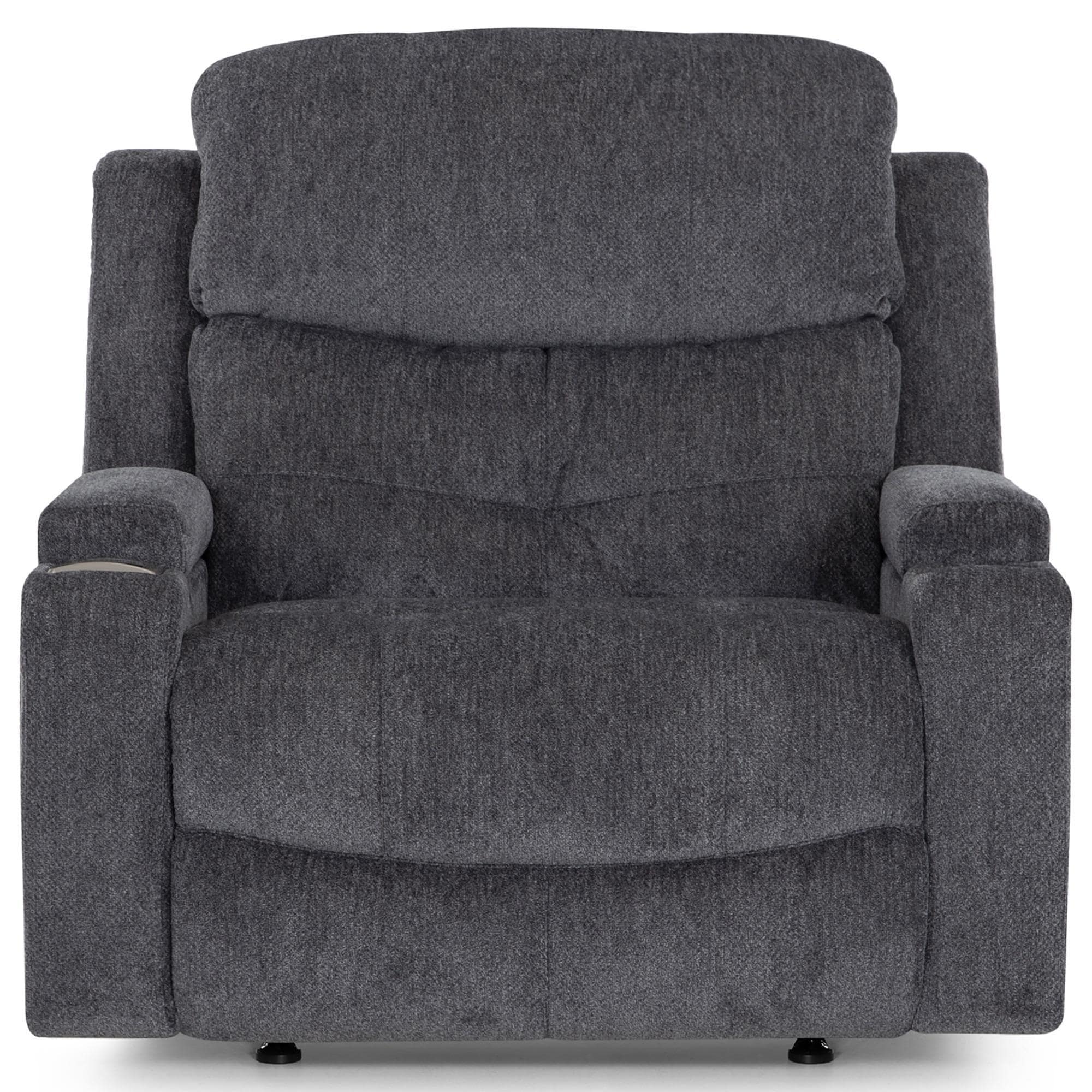 Moore Furniture Arlington Power Rocker Recliner in Seeley Storm
