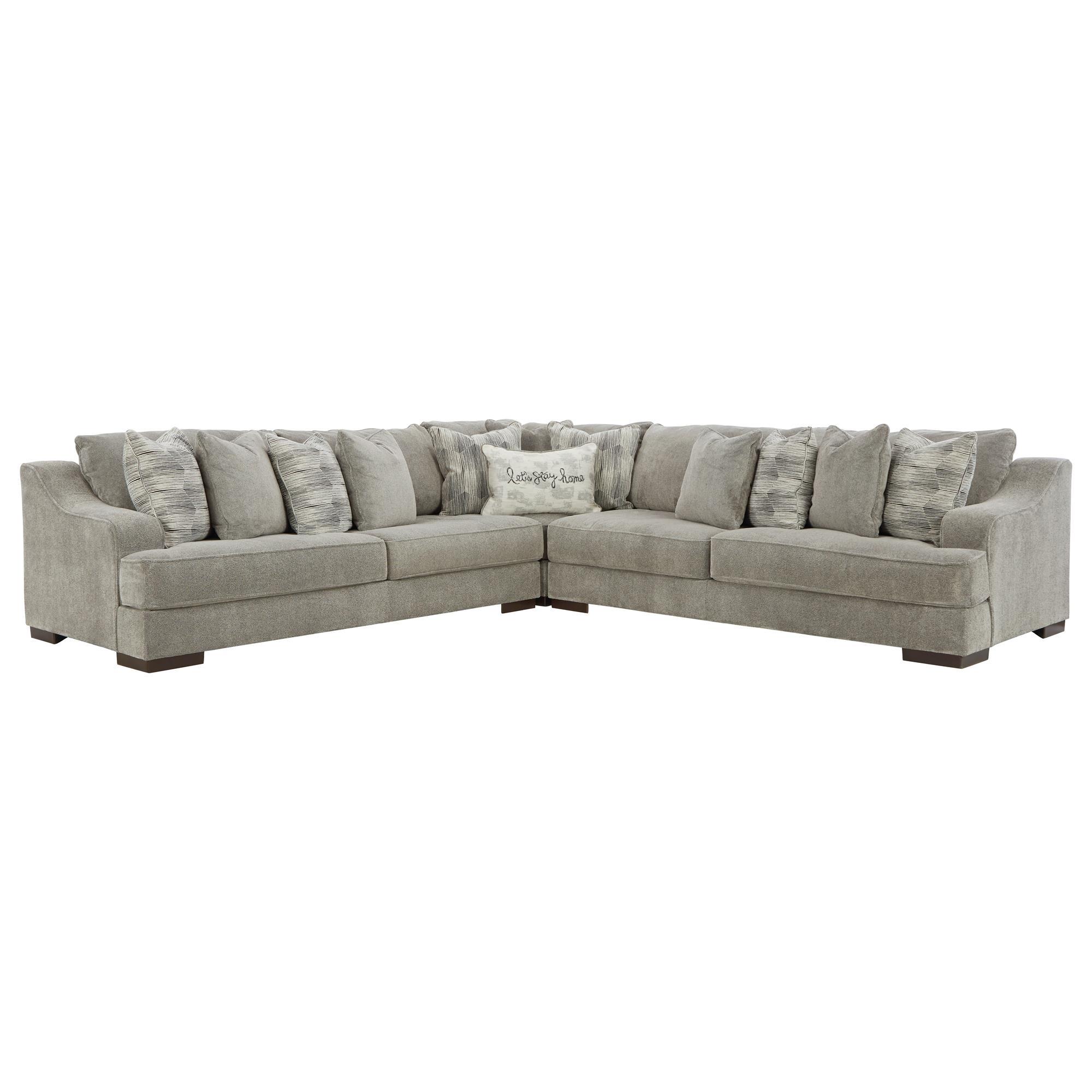 Ashley Bayless 3- Piece Sectional in Bayless Smoke