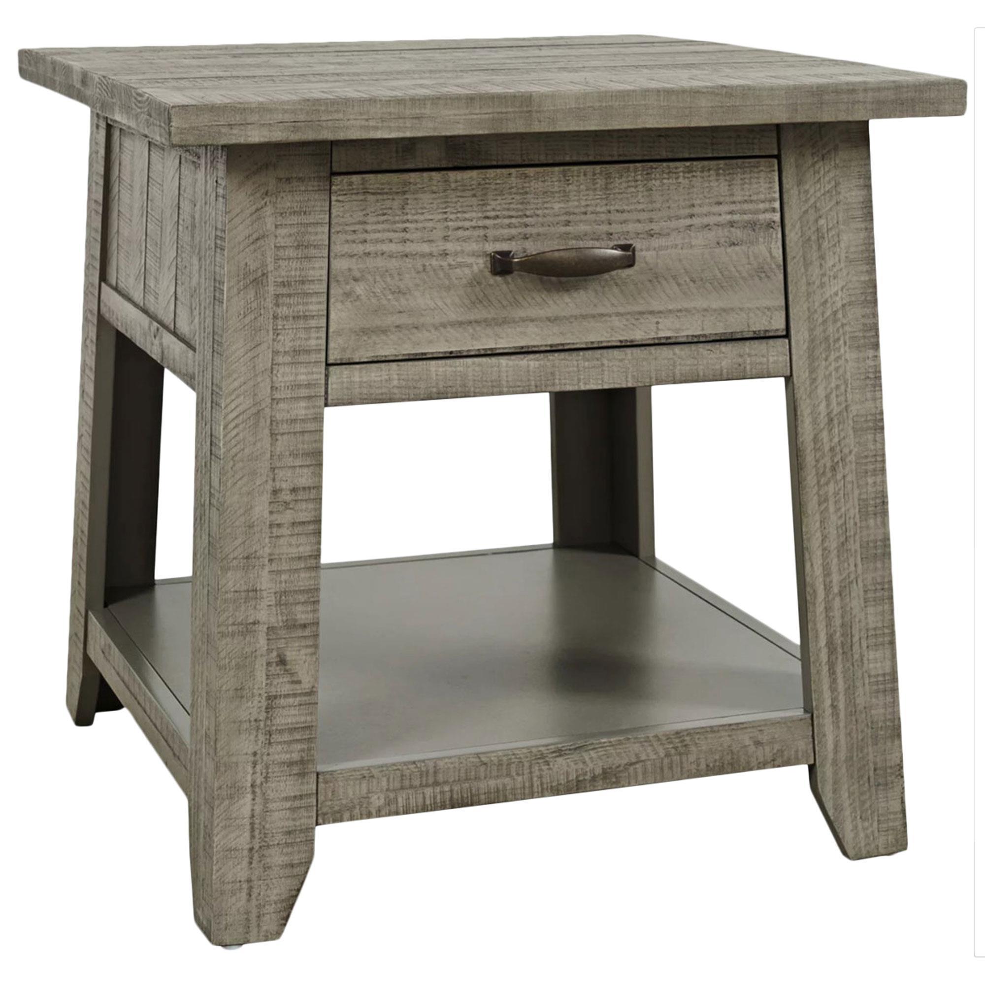 Waltham Telluride End Table in Driftwood | Shop NFM