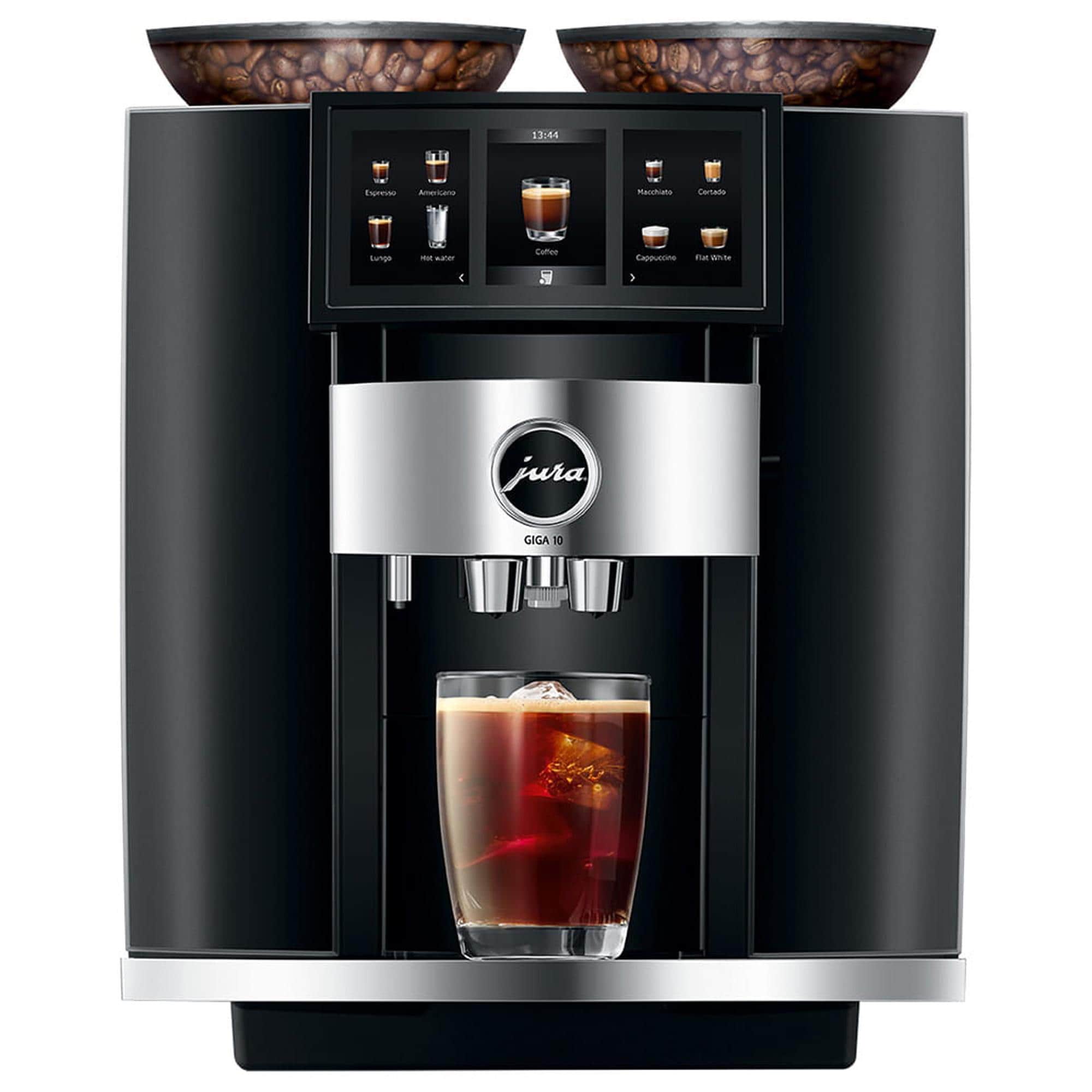 Jura GIGA 10 87.9 Oz Automatic Coffee Machine in Diamond Black