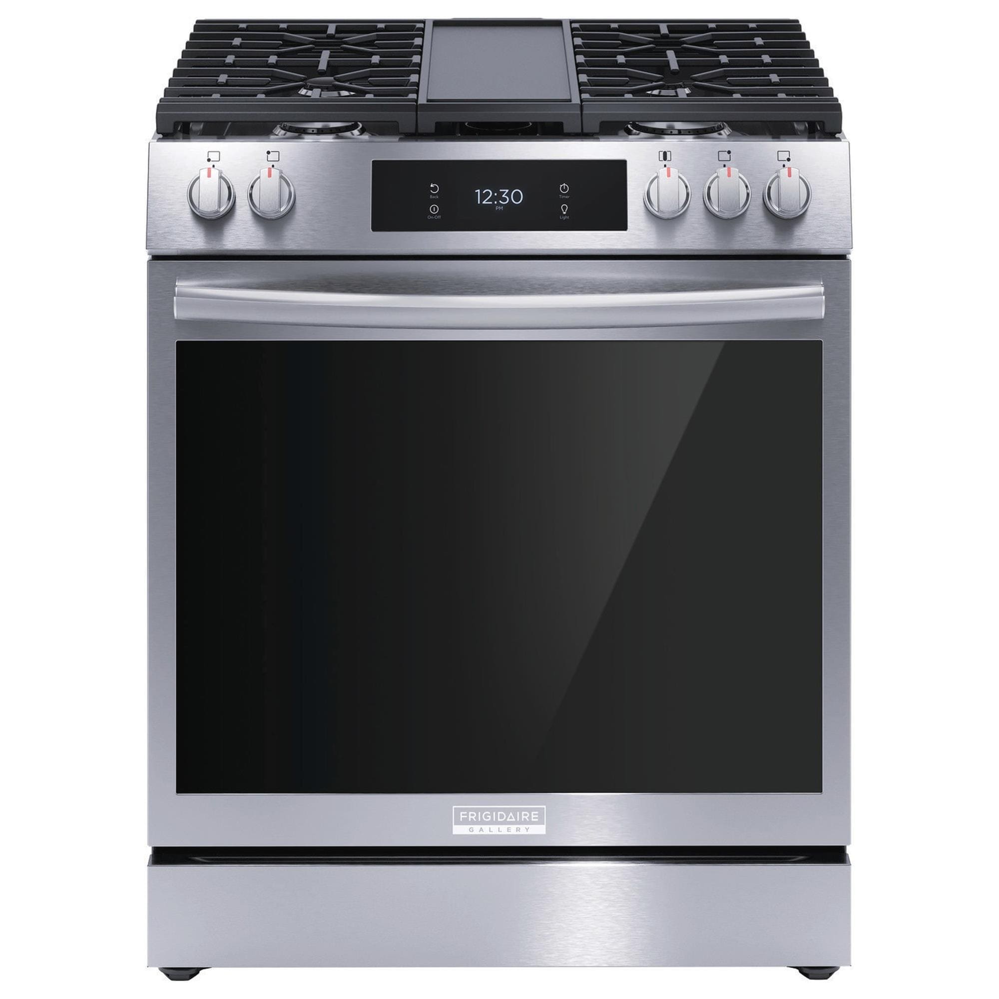 Frigidaire Gallery 30" Front Control Gas Range with Total Convection in ...