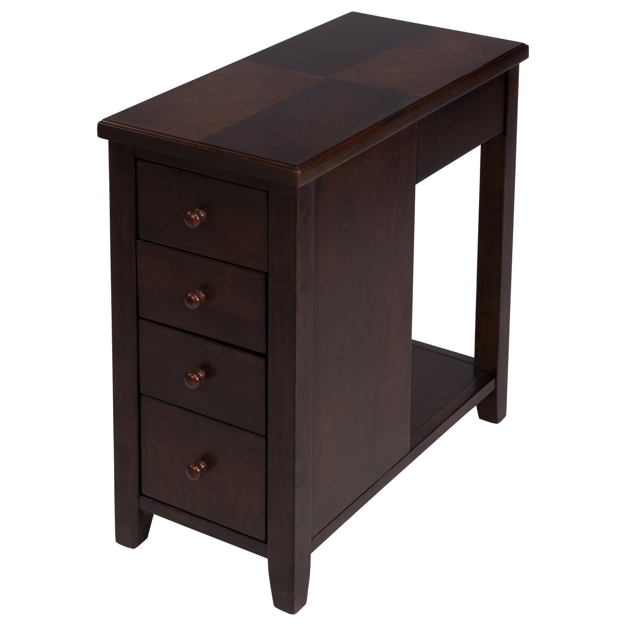 Butler Specialty Company Kelton 4-Drawer Chairside Chest in Cherry