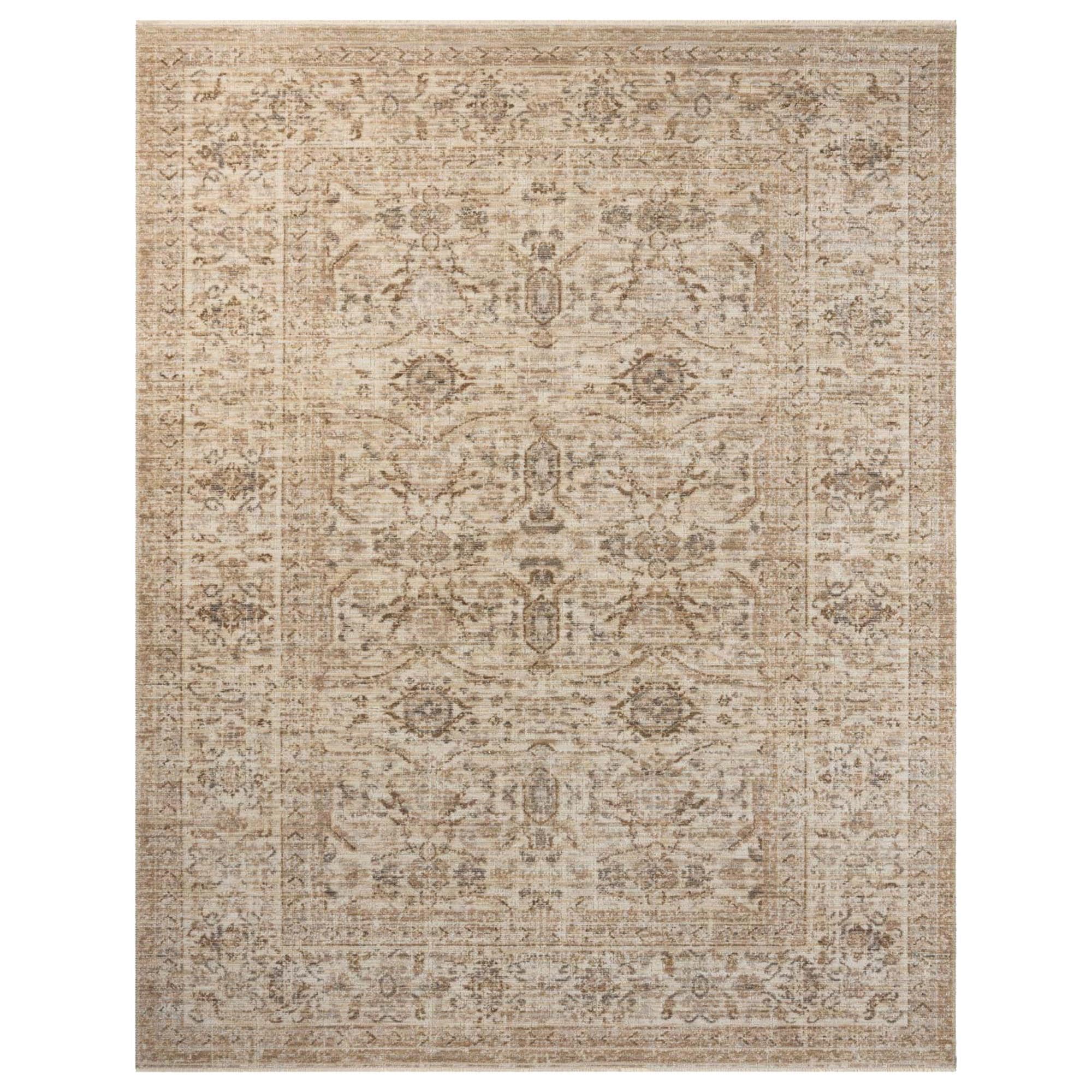 Loloi Heritage 8' x 10' Ivory and Natural Area Rug